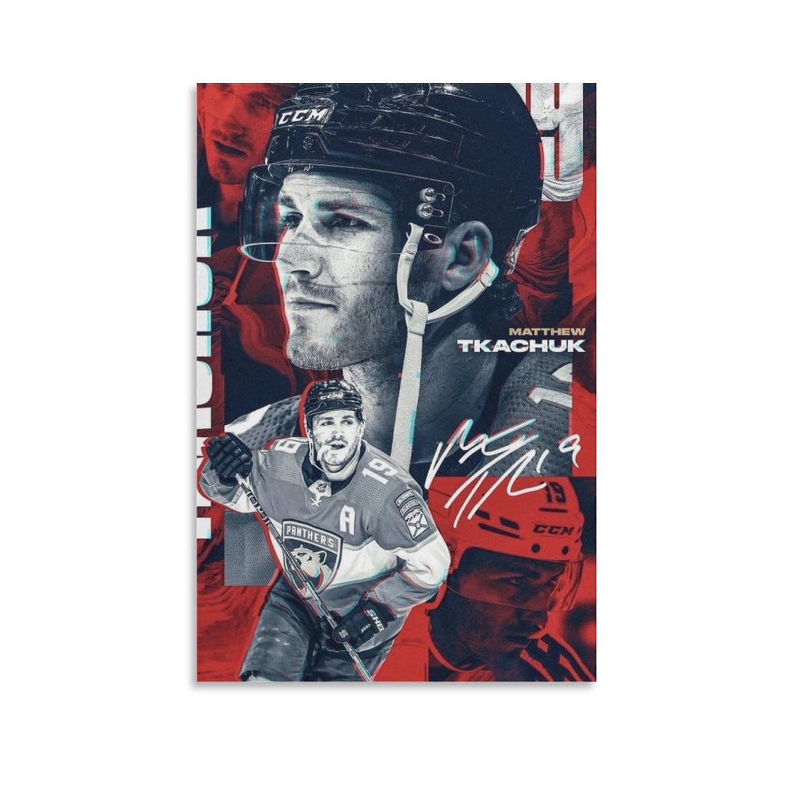 Matthew Tkachuk Poster Poster Cool Artworks Painting Wall Art Canvas ...