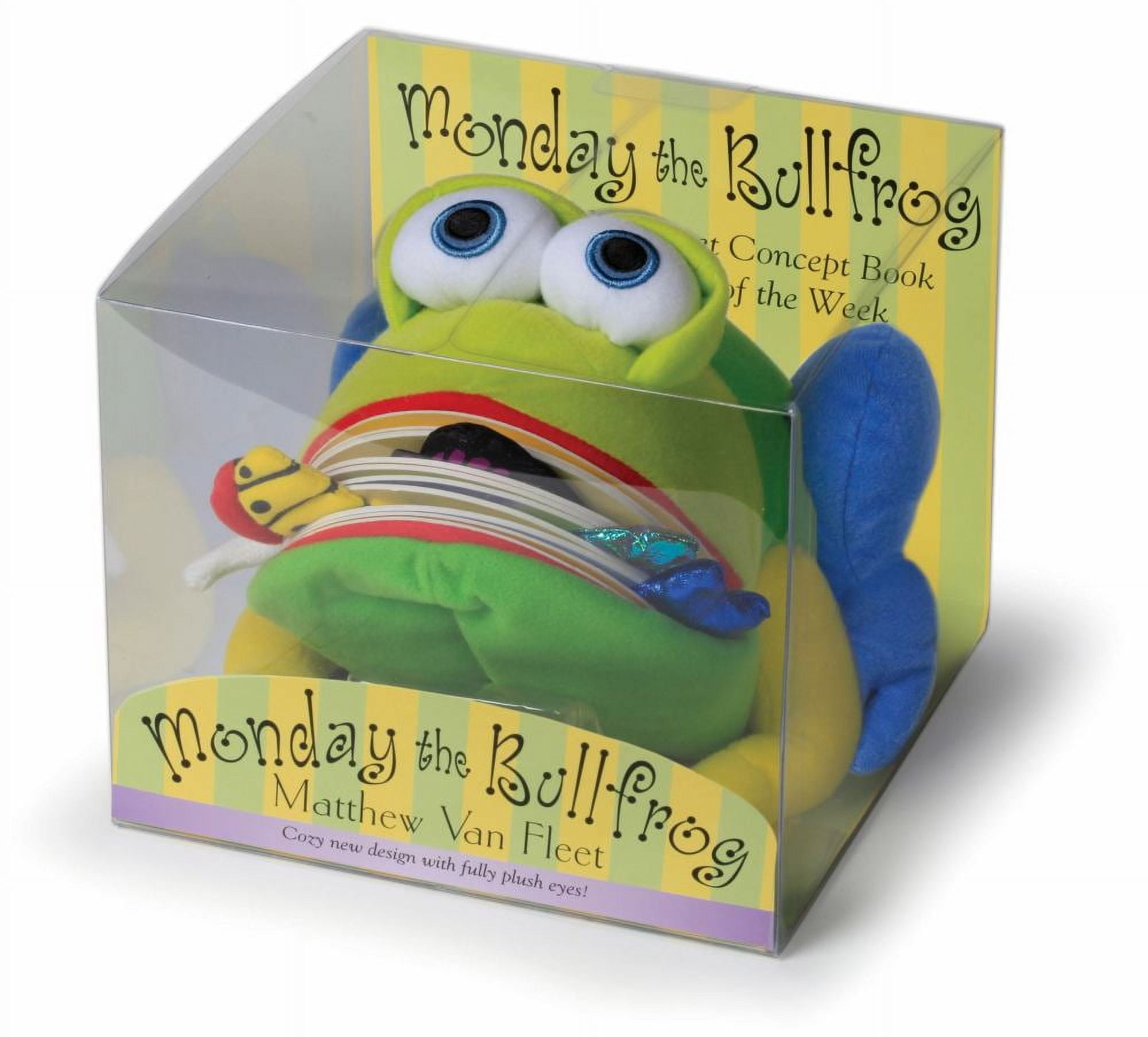 Matthew Van Fleet's Monday the Bullfrog: Funny Animal Puppet Concept ...