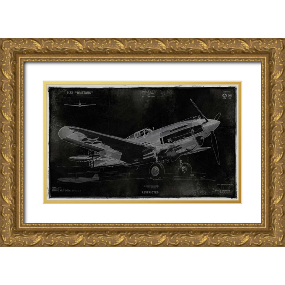Matthews, Dylan 18x12 Gold Ornate Wood Framed with Double Matting ...