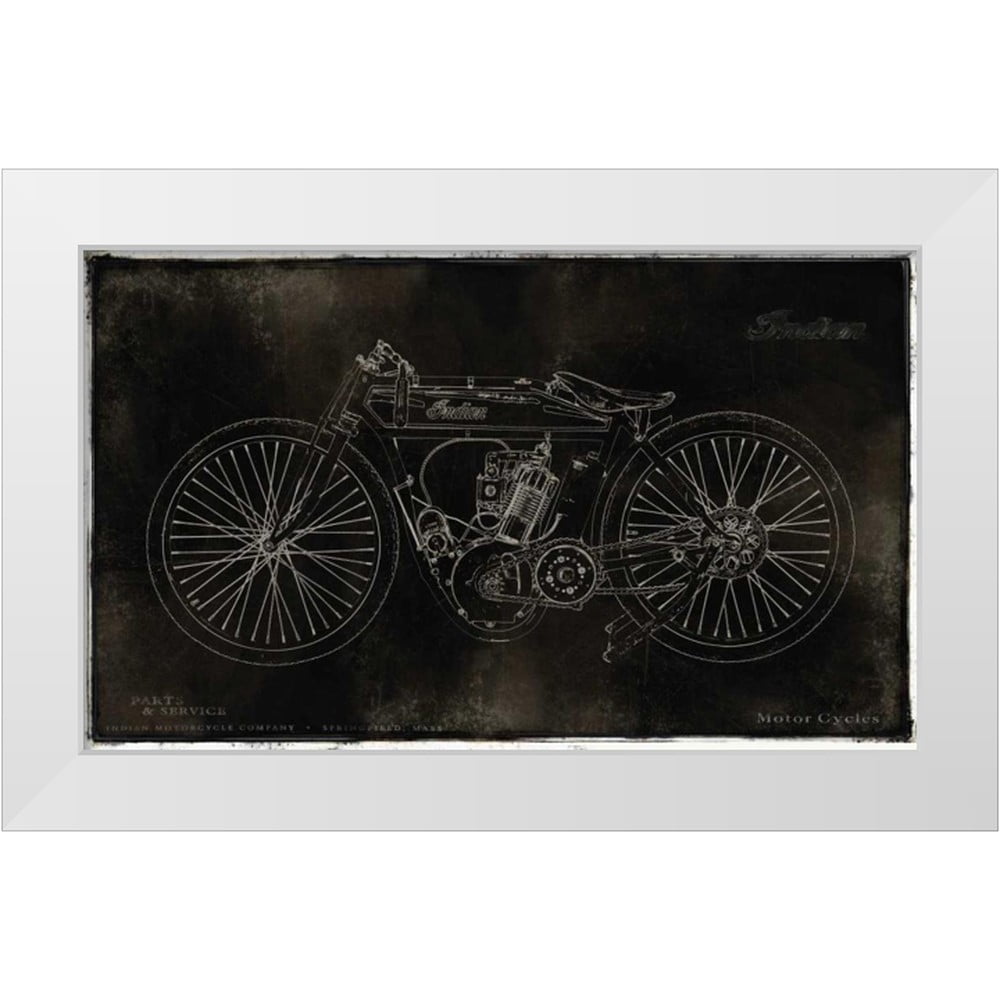 Matthews, Dylan 32x21 White Modern Wood Framed Museum Art Print Titled ...
