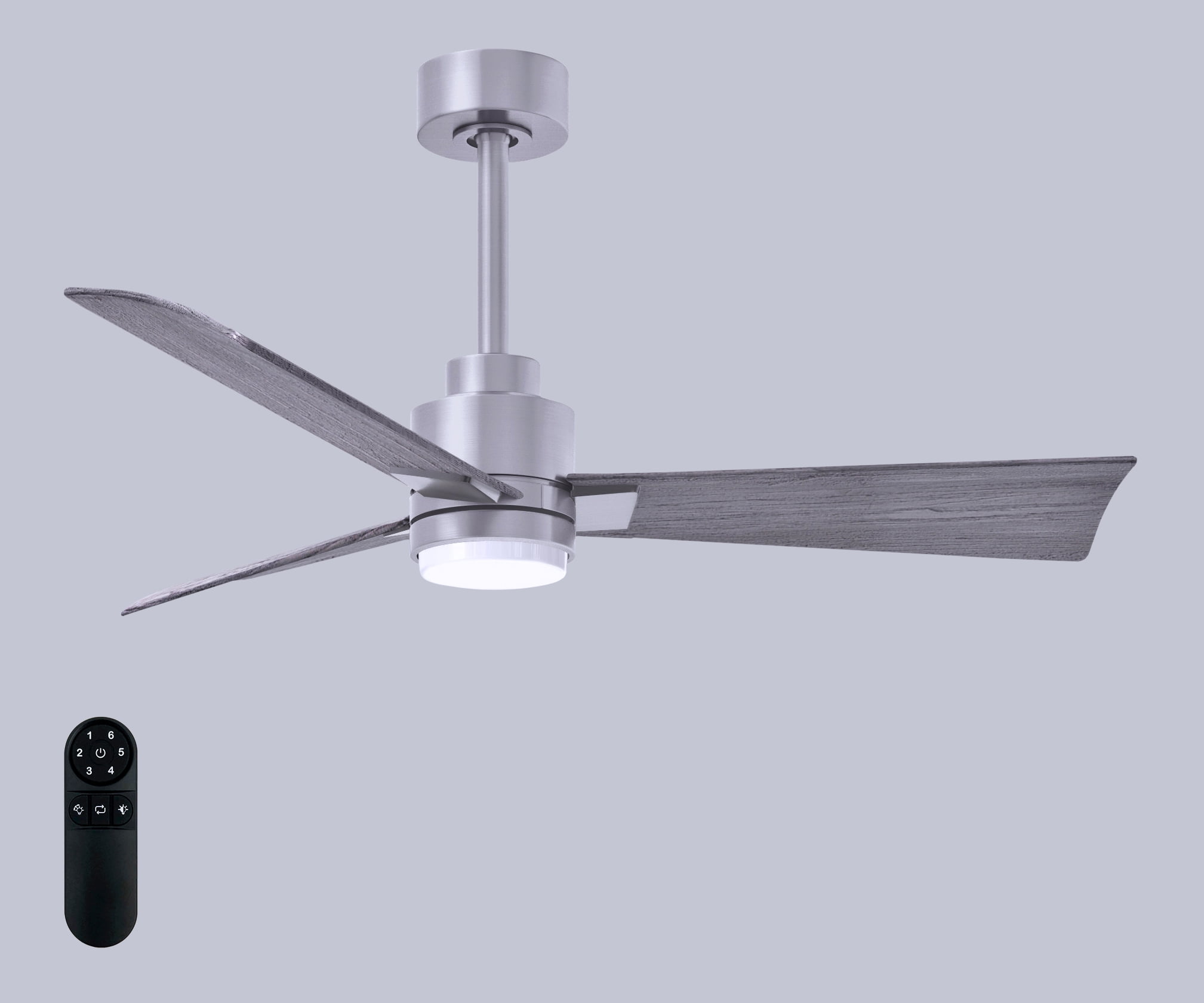 Matthews Fan Company AKLK-BN-BW-42 Alessandra 42” Brushed Nickel ...