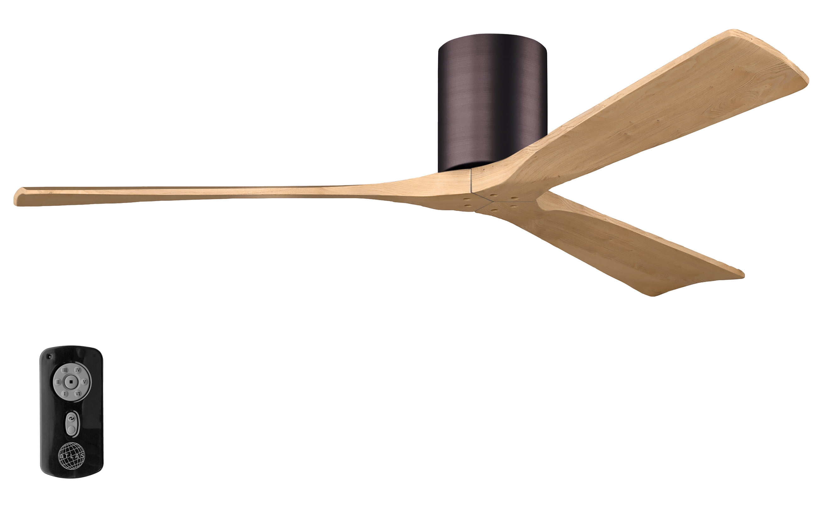 Matthews Fan Company IR3H-BB-LM-60 Irene 60" Brushed Bronze Hugger ...