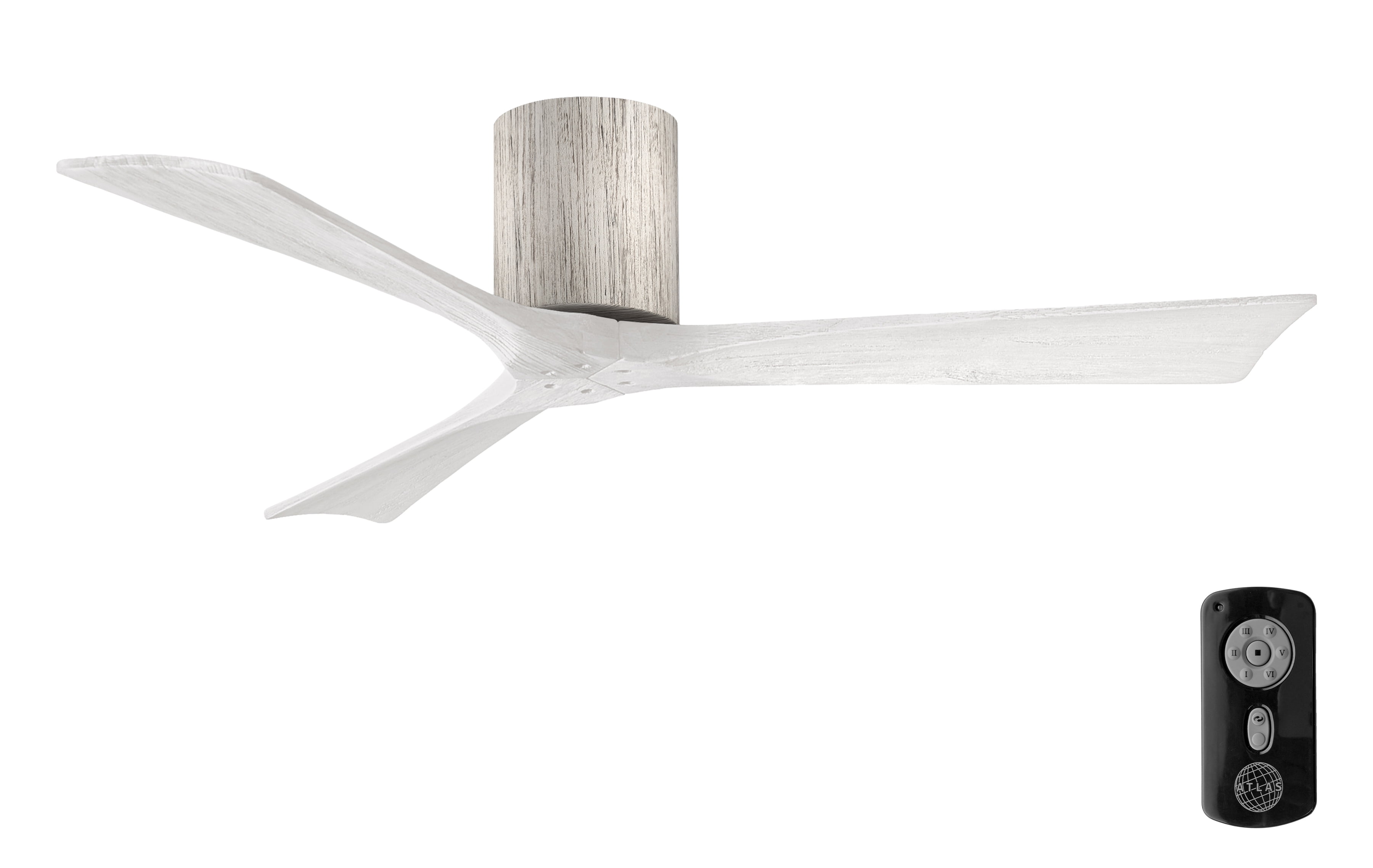 Matthews Fan Company IR3H-BW-MWH-52 Irene 52" Barn Wood Hugger Ceiling ...