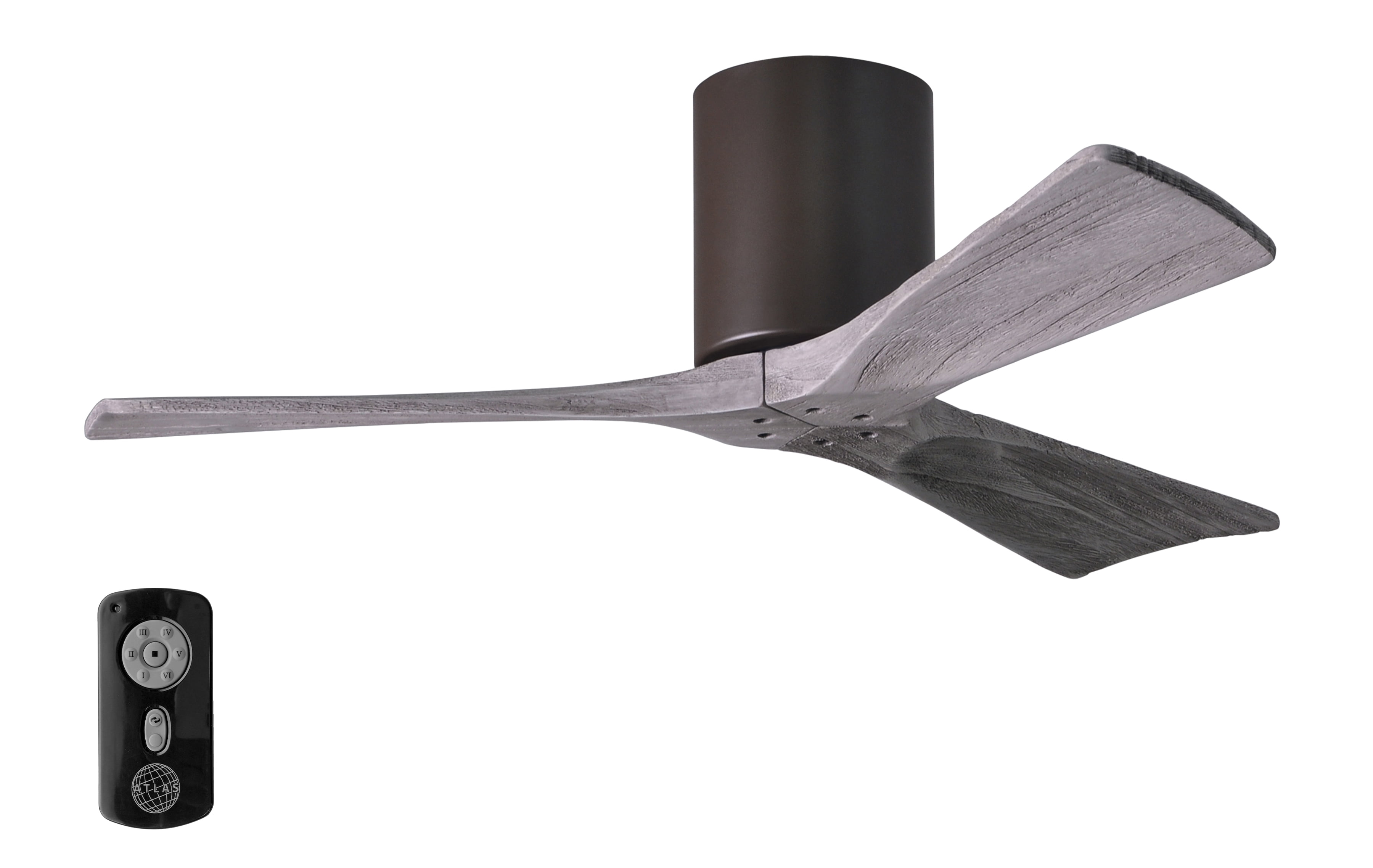 Matthews Fan Company IR3H-TB-BW-42 Irene 42" Textured Bronze Hugger ...