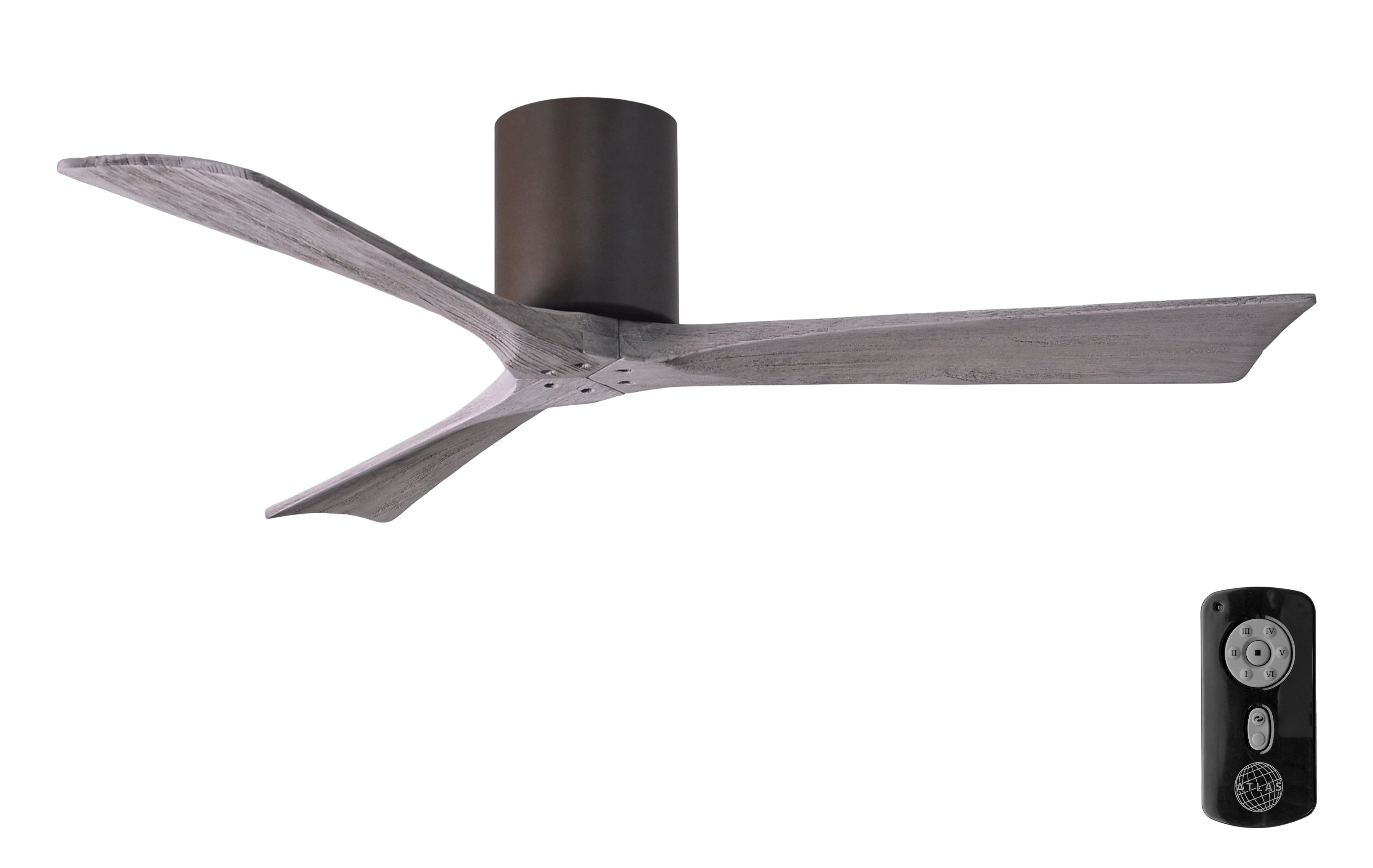 Matthews Fan Company IR3H-TB-BW-52 Irene 52" Textured Bronze Hugger ...