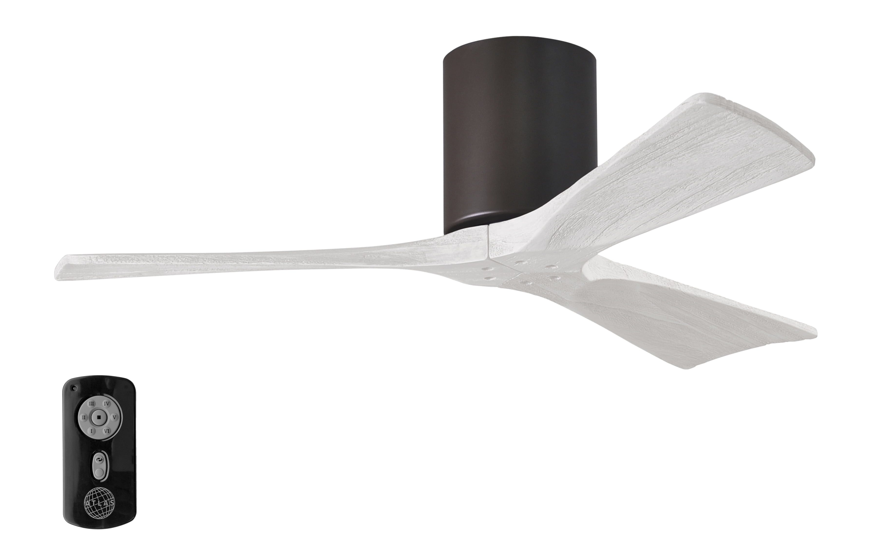 Matthews Fan Company IR3H-TB-MWH-42 Irene 42" Textured Bronze Hugger ...