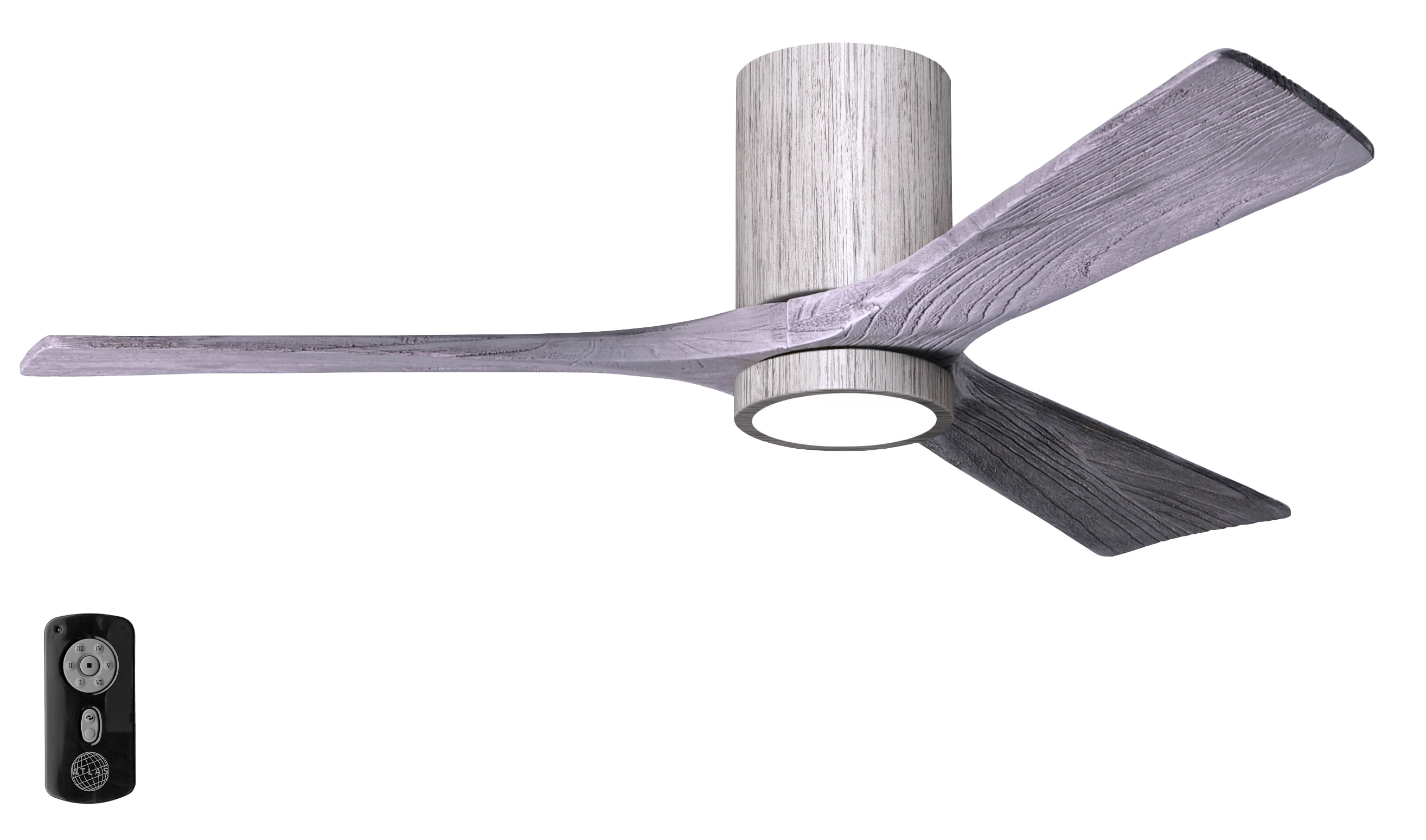 Matthews Fan Company IR3HLK-BW-BW-52 Irene 52" Barn Wood Hugger Ceiling ...