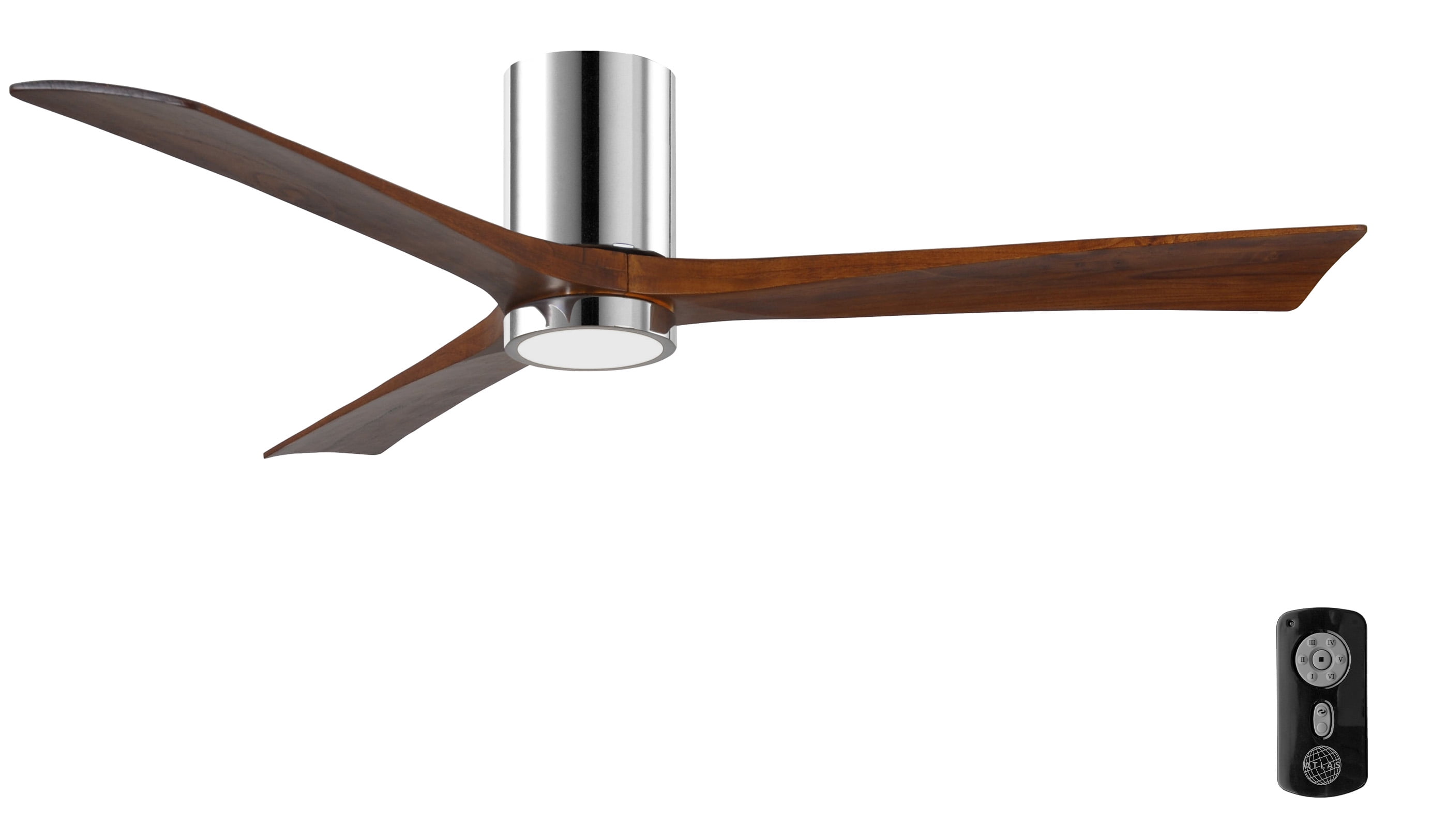Matthews Fan Company IR3HLK-CR-WA-60 Irene 60" Polished Chrome Hugger ...