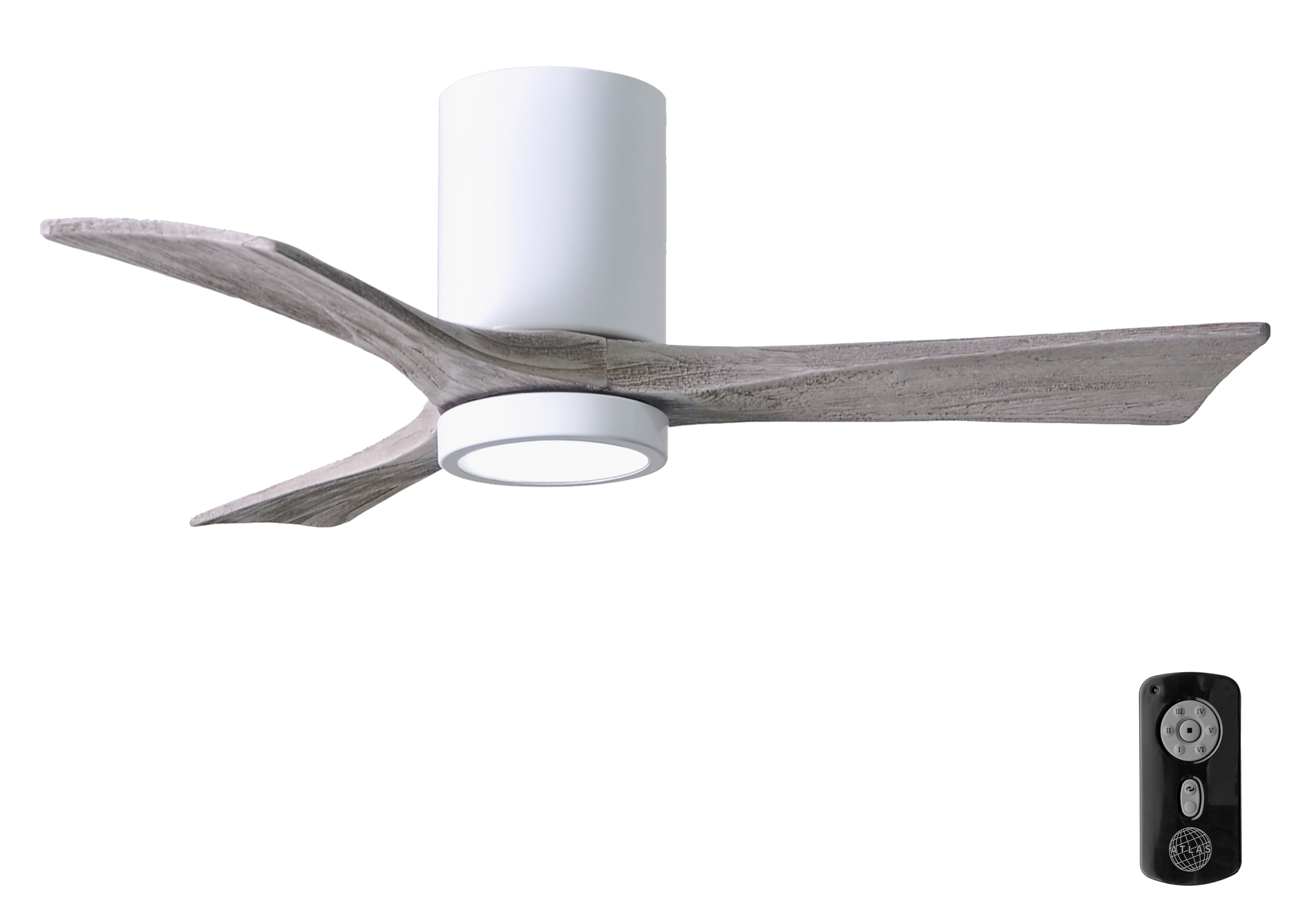 Matthews Fan Company IR3HLK-WH-BW-42 Irene 42" Gloss White Hugger ...