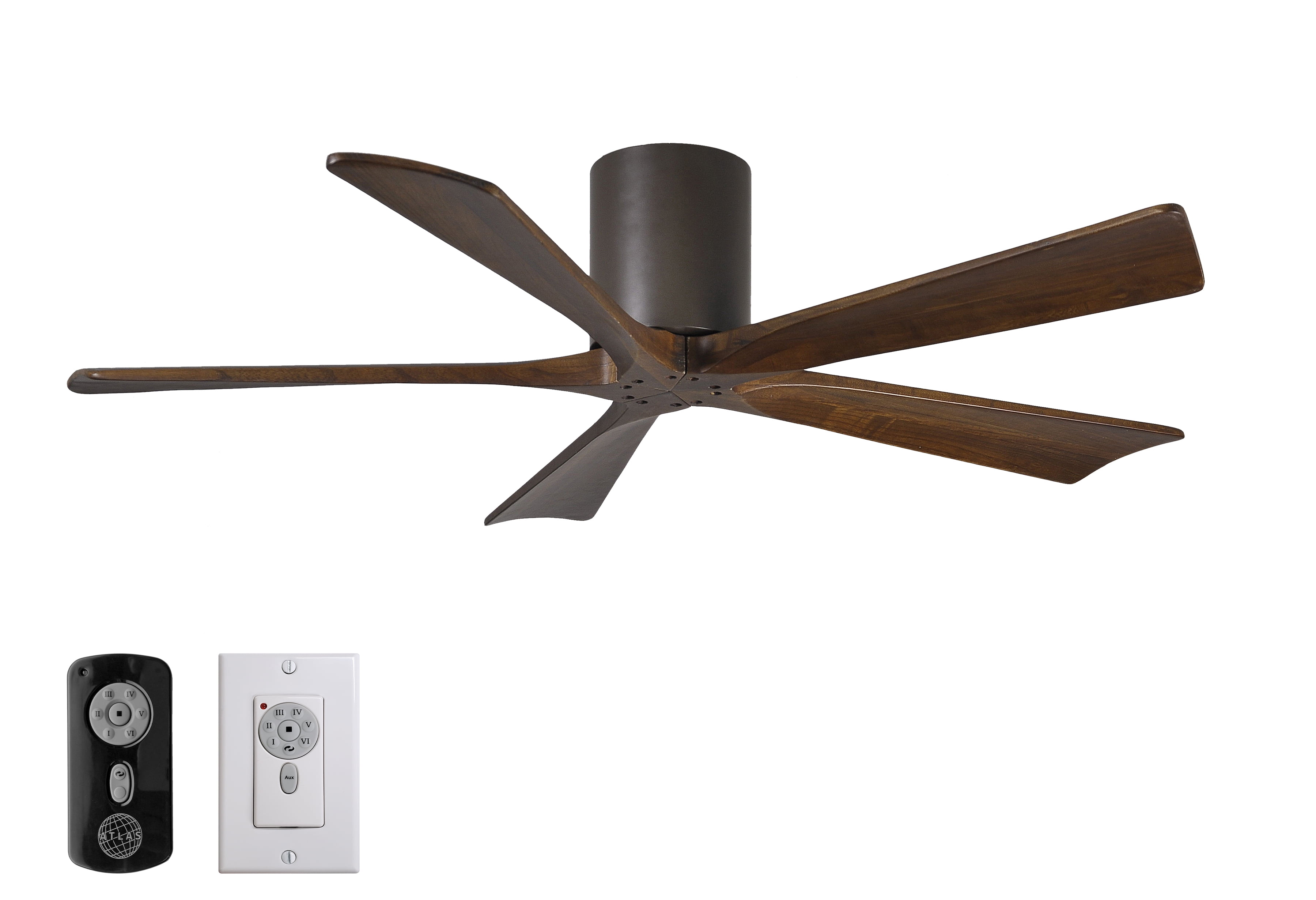 Matthews Fan Company IR5H-TB-WA-52 Irene 52" Textured Bronze Hugger ...