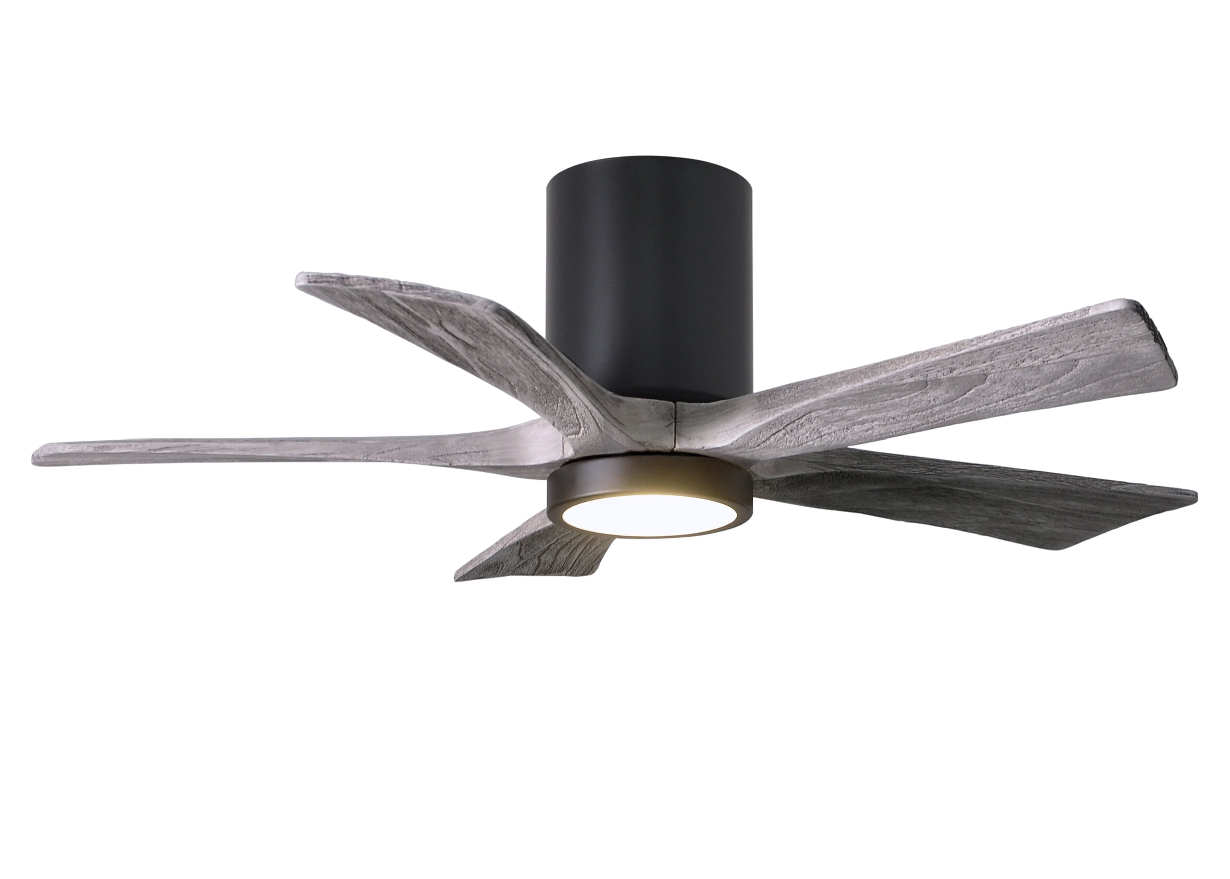 Matthews Fan Company IR5HLK five-blade flush mount paddle fan in Matte ...