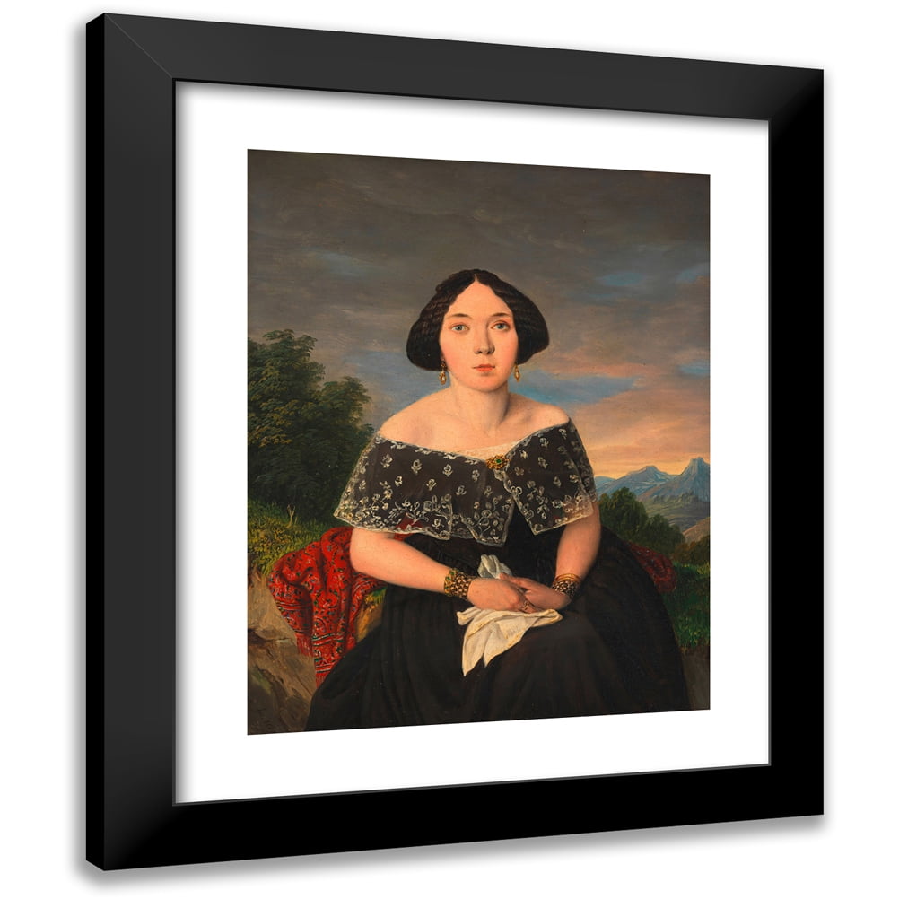 Matthias Rudolf Toma 12x14 Black Modern Framed Museum Art Print Titled ...