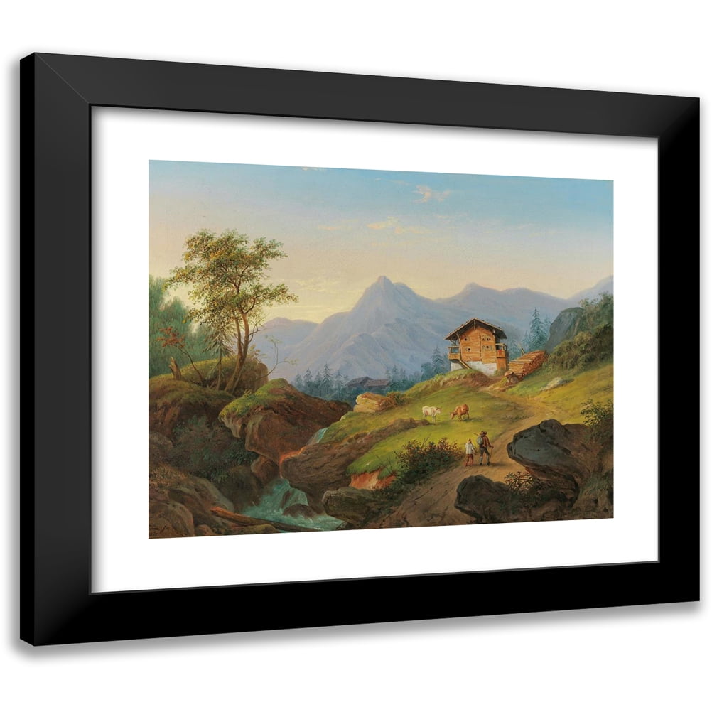 Matthias Rudolf Toma 24x20 Black Modern Framed Museum Art Print Titled ...