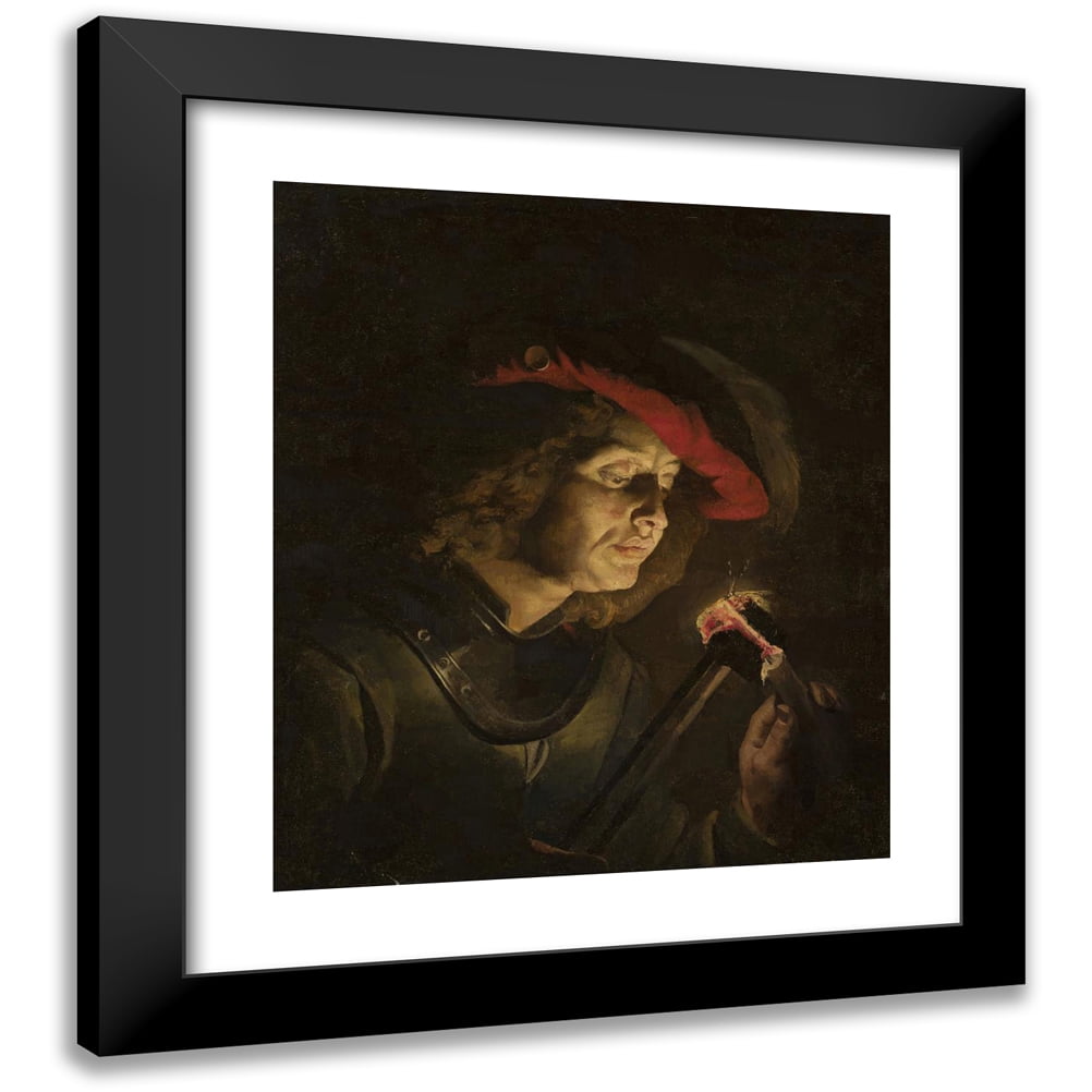 Matthias Stom 12x14 Black Modern Framed Museum Art Print Titled ...