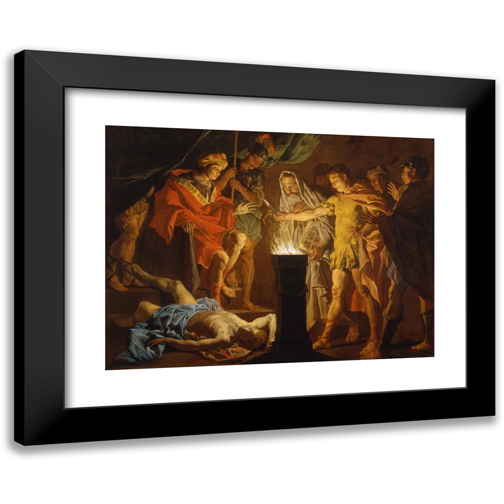 Matthias Stom 24x19 Black Modern Framed Museum Art Print Titled ...