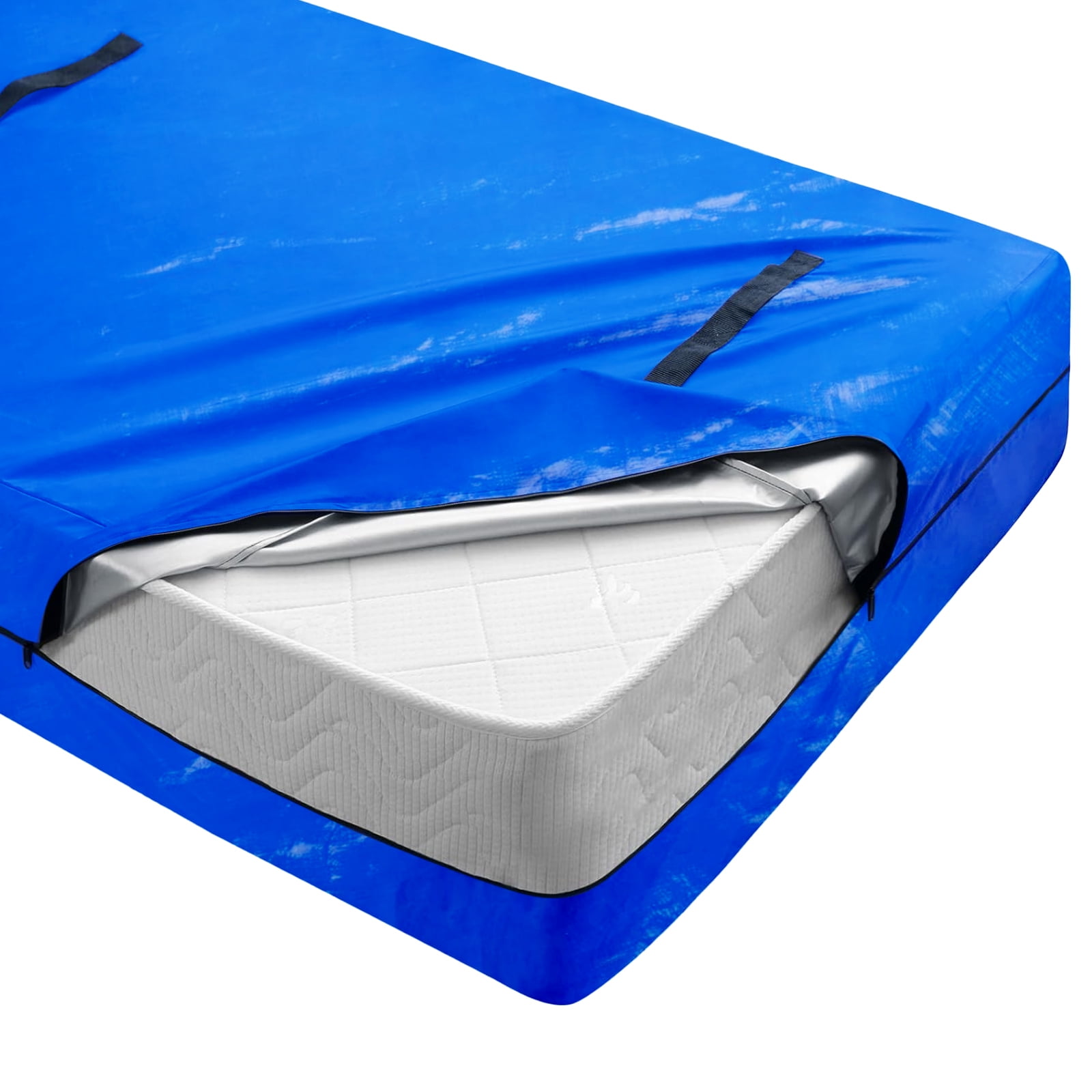 Mattress Bags for Moving & Storage Waterproof PE Fabric Strong Zipper ...
