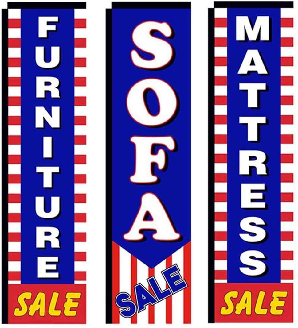 Mattress and Furniture Outlet Advertising Package of 3 Rectangle ...