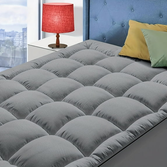 Mattress Topper Cooling Extra Thick Mattress Pad Cover With 8-21 Inch ...