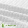 Mattress Topper Cover Only for Queen Size Foam Latex, 3-4 Inch Zippered ...