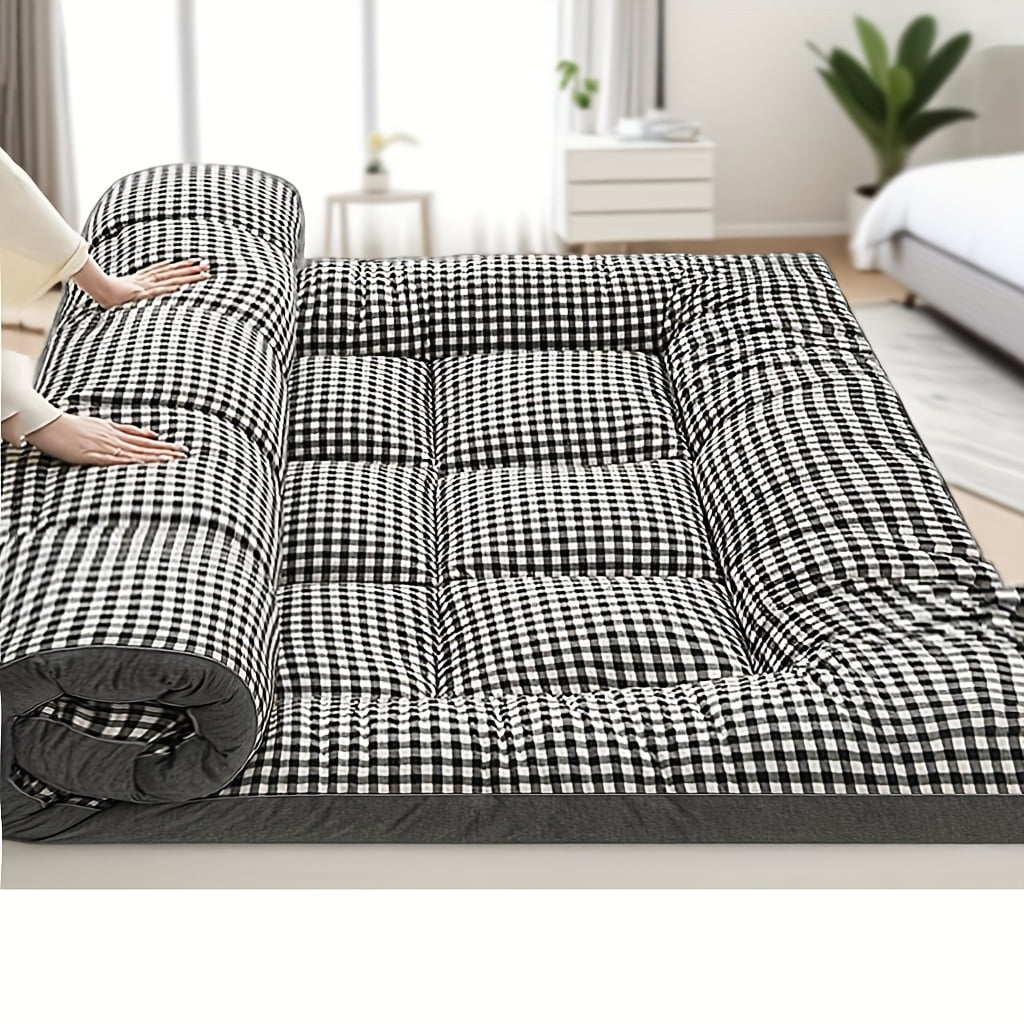 Mattress Topper, Soft Warm Bed Mat, Foldable, Suitable for Floor Mattress, Tatami, All-Season ...