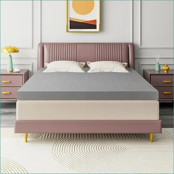 Mattress Topper Twin 2 Inch Extra Firm - High Density Foam, CertiPUR-US ...