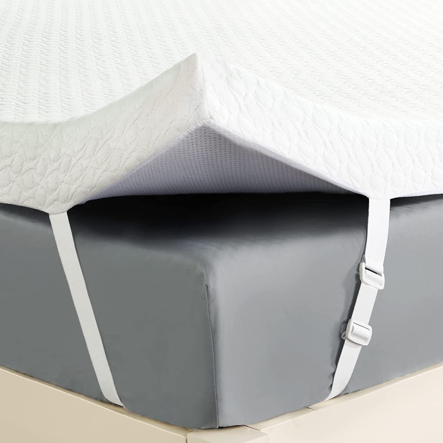 Mattress Topper Twin Homhougo 3 Inch Green Tea Memory Foam Mattress ...