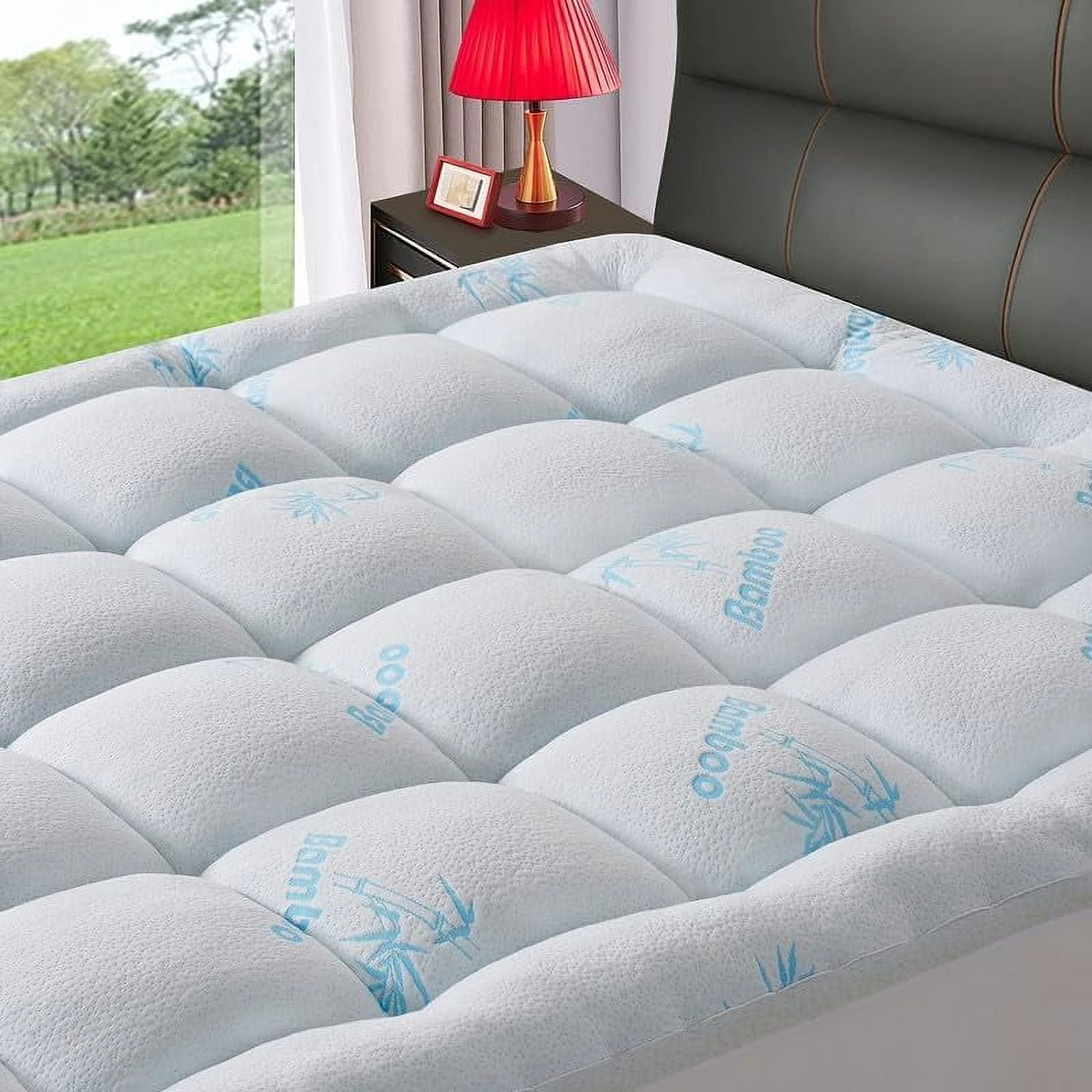 Mattress Topper Twin XL Size for Single Bed,Extra Thick Cooling Viscose ...