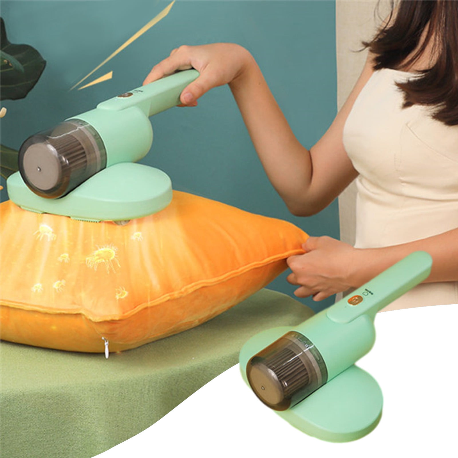 Mattress Vacuum Cleaner,Handheld Bed Vacuum,Wireless Mite Remover ...