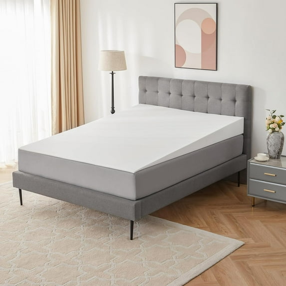 Mattress Wedge Only, 7-Inch Queen Inclined Bed Wedge Mattress Topper ...