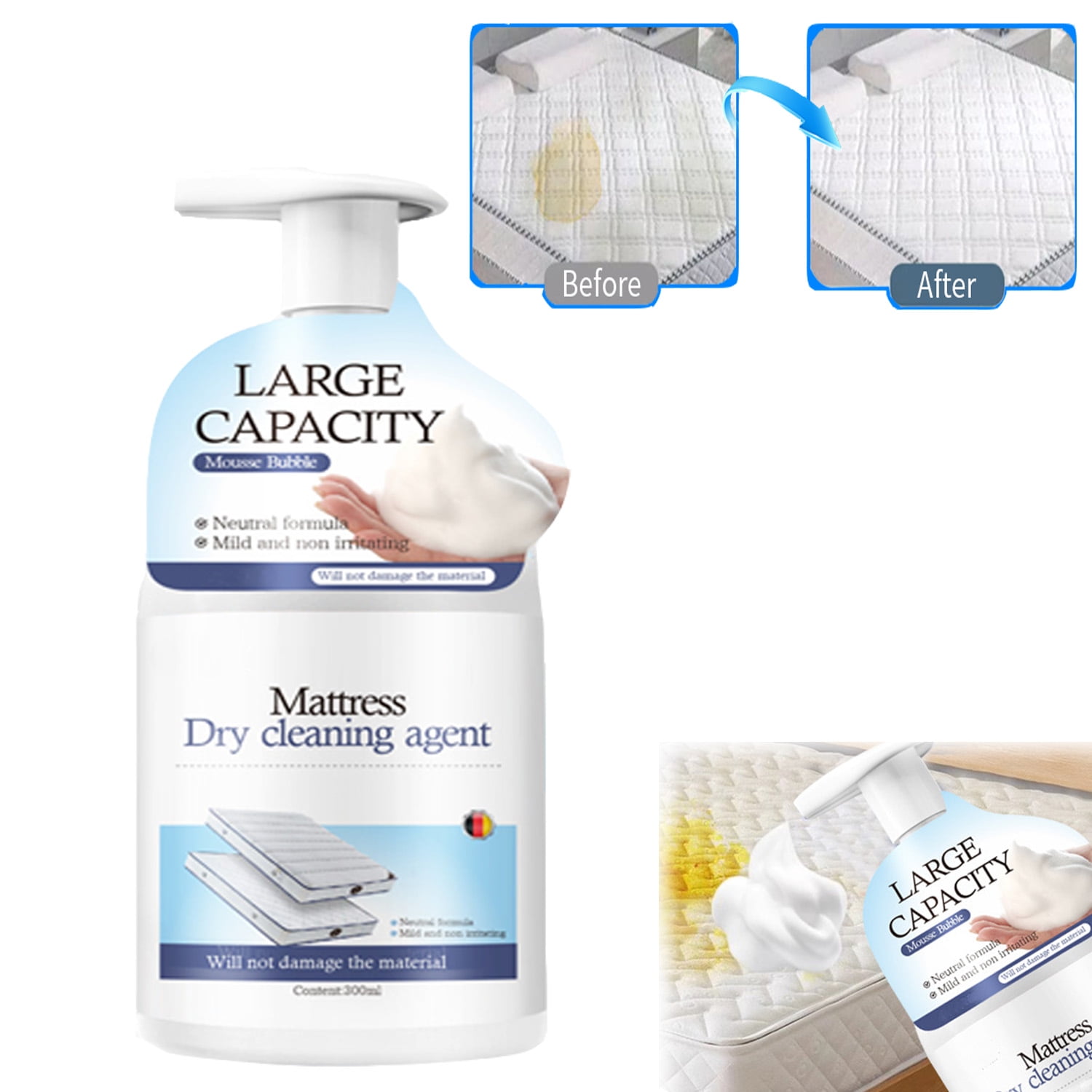 Mattress Yellow Stain Cleaner, 2025 New Instant Spot Remover For New ...