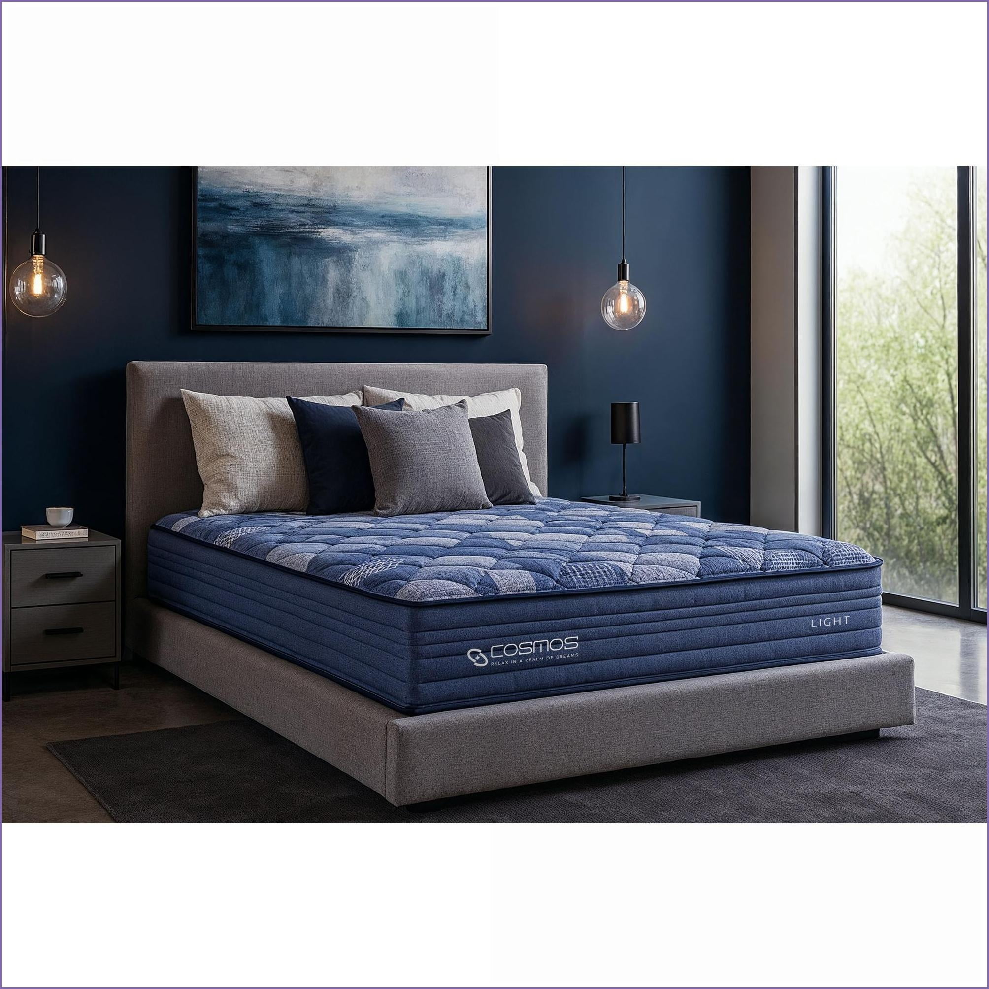 Mattresses, 10" King Pocket Spring Memory Foam Mattress with Super Soft ...