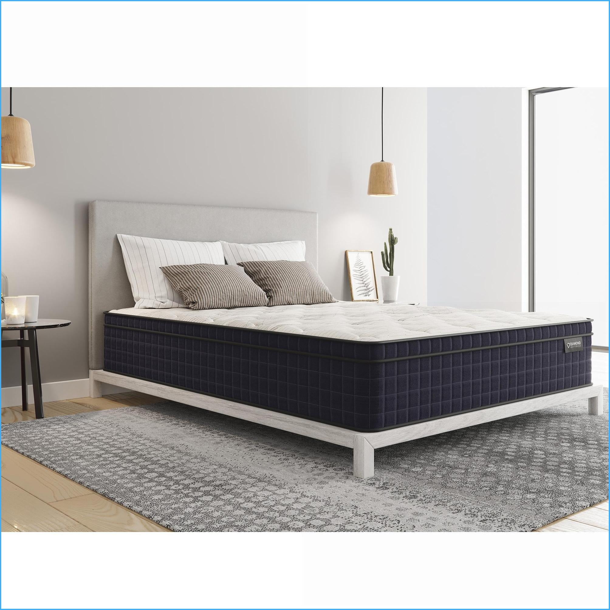 Mattresses: Full 12.5\" Firm Hybrid Euro-Top with Copper Cooling ...