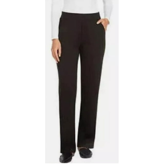 Matty M Ladies Pull On Office Pant with Pockets (Espresso, Medium) - Walmart.com