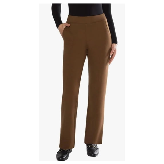 Matty M Women's Pull On Straight Leg Office Pants - Walmart.com