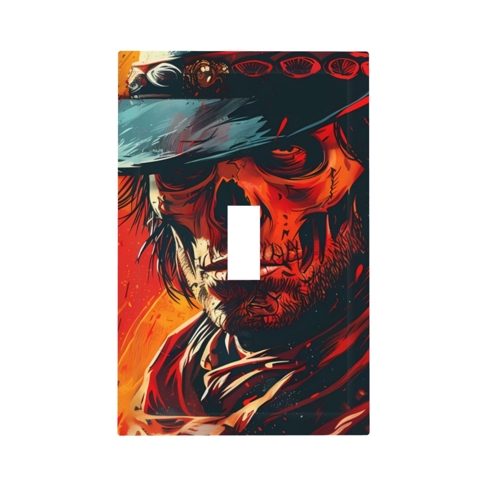 Matuu 60s Western Skull Cowboy for Modern Decorative Wall Plate Switch ...