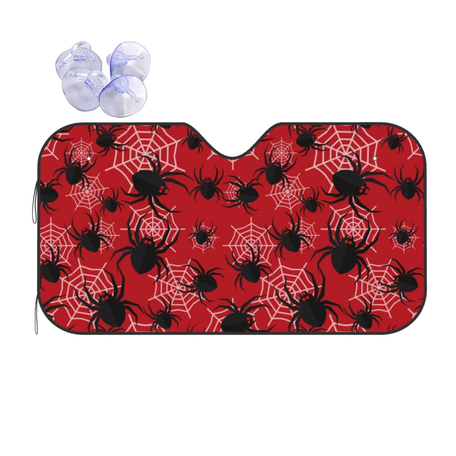 Matuu A Web With A Spider 1 Print Foldable Front Window Car Windshield ...