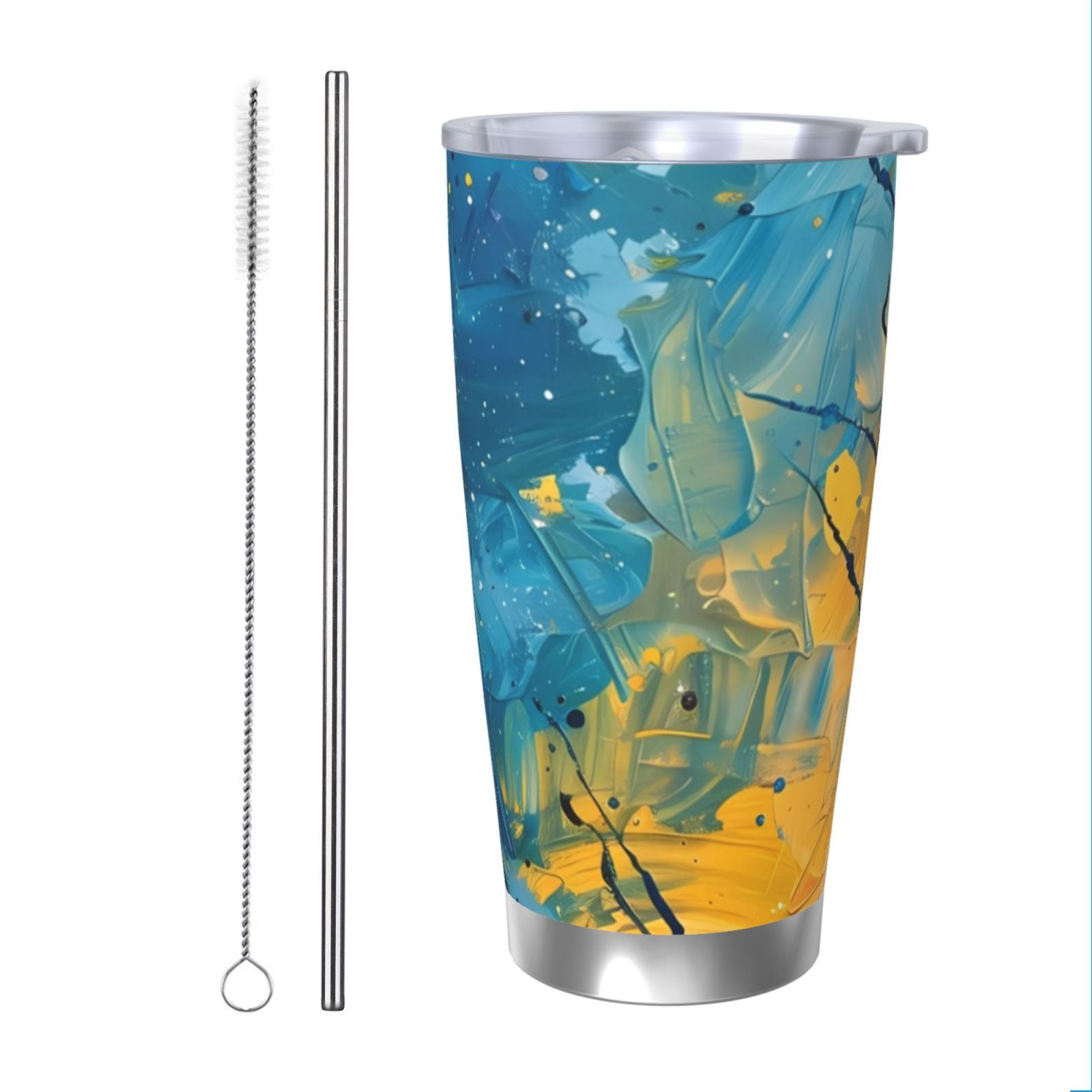 Matuu Abstract Night Sky Tree for 20oz Durable Thermal Cups Keep Drinks ...