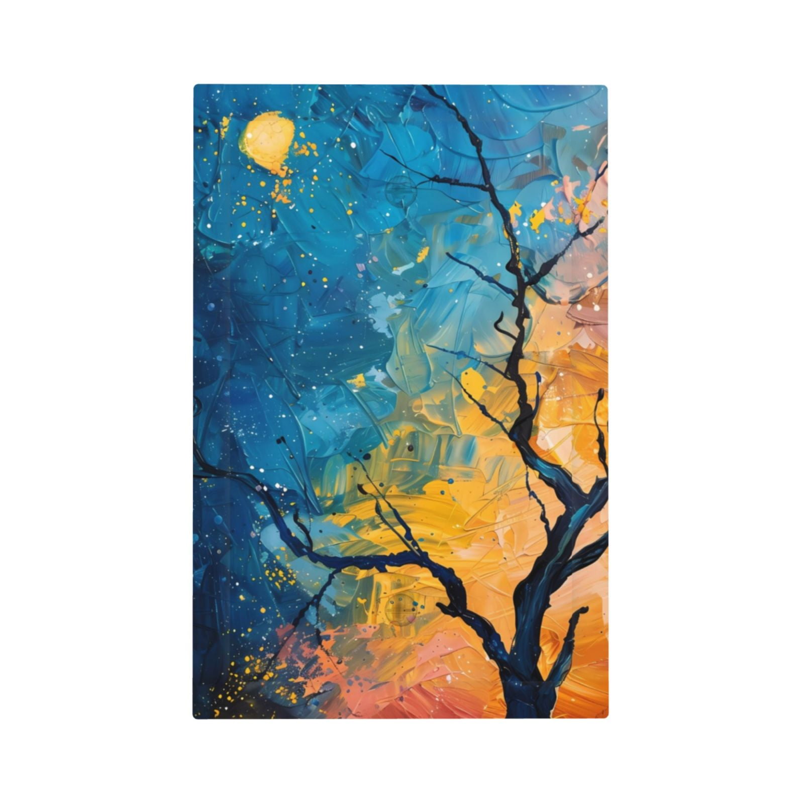 Matuu Abstract Night Sky Tree for Modern Decorative Wall Plate Switch Plate Outlet Cover for ...