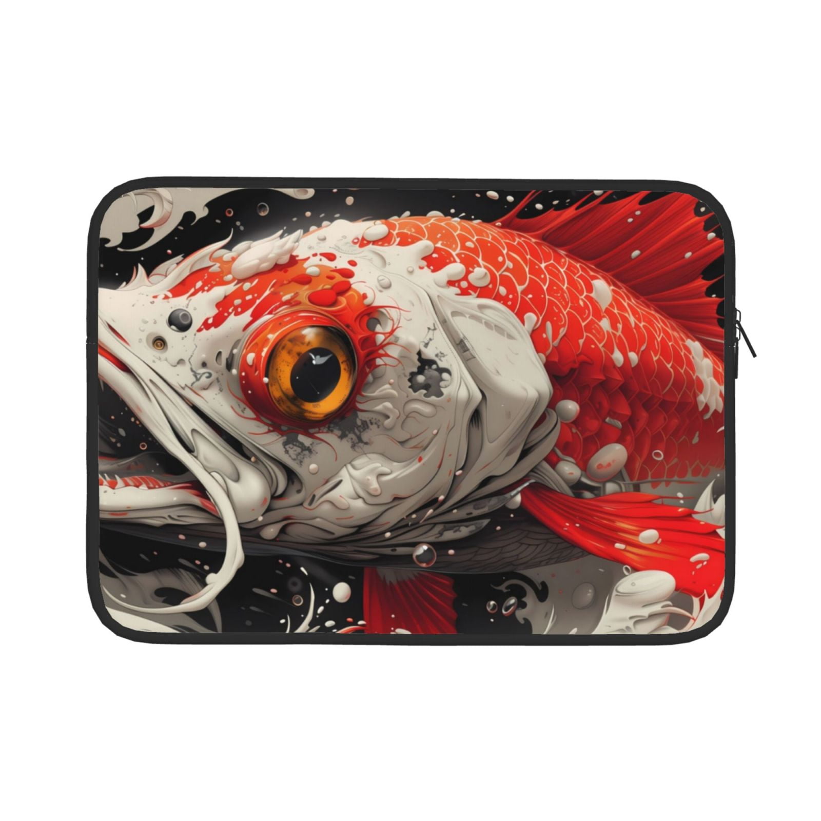 Matuu Abstract Red Koi Fish Art for Laptop Computer and Tablet Bag ...