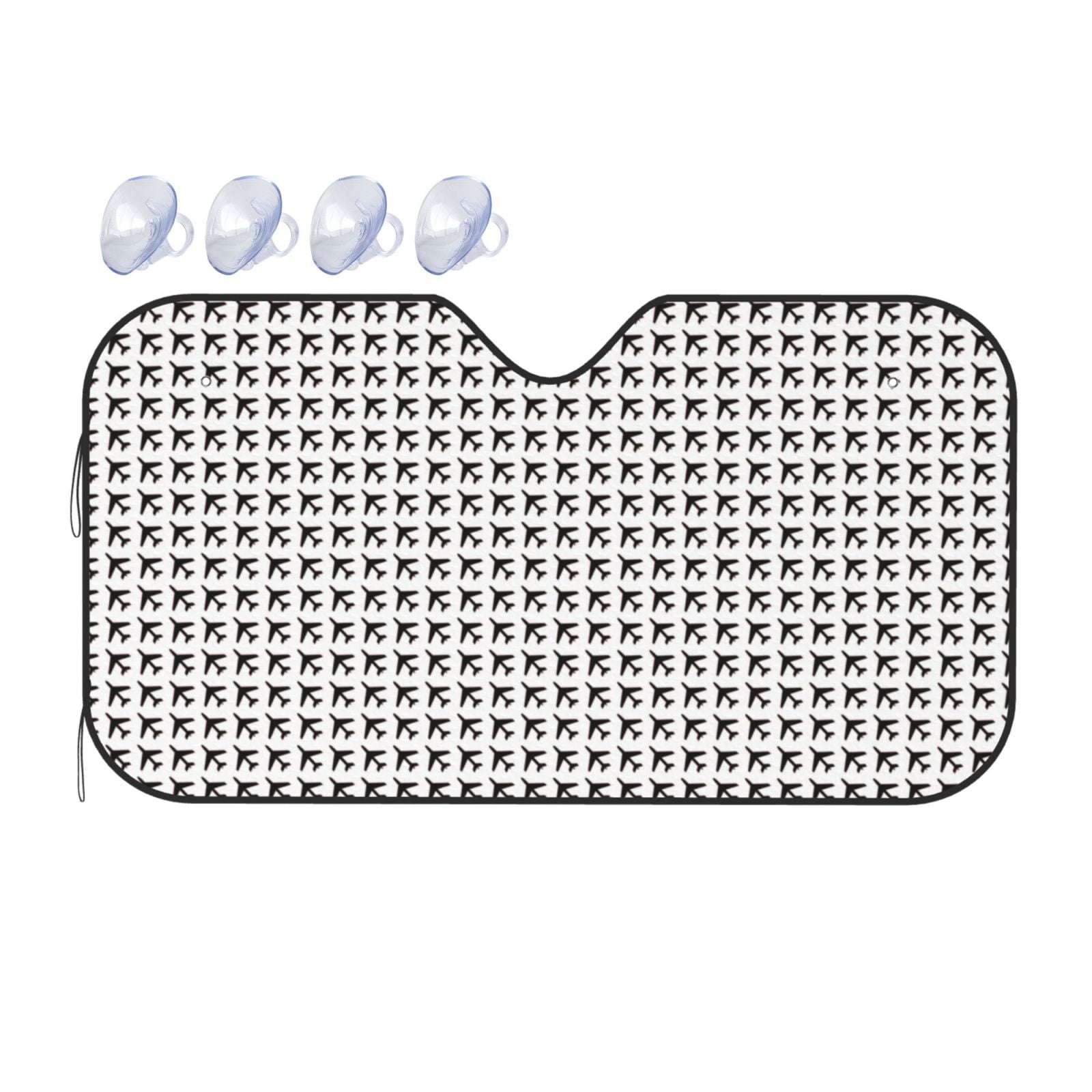 Matuu Airplane Print Foldable Front Window Car Windshield Sun Shade ...