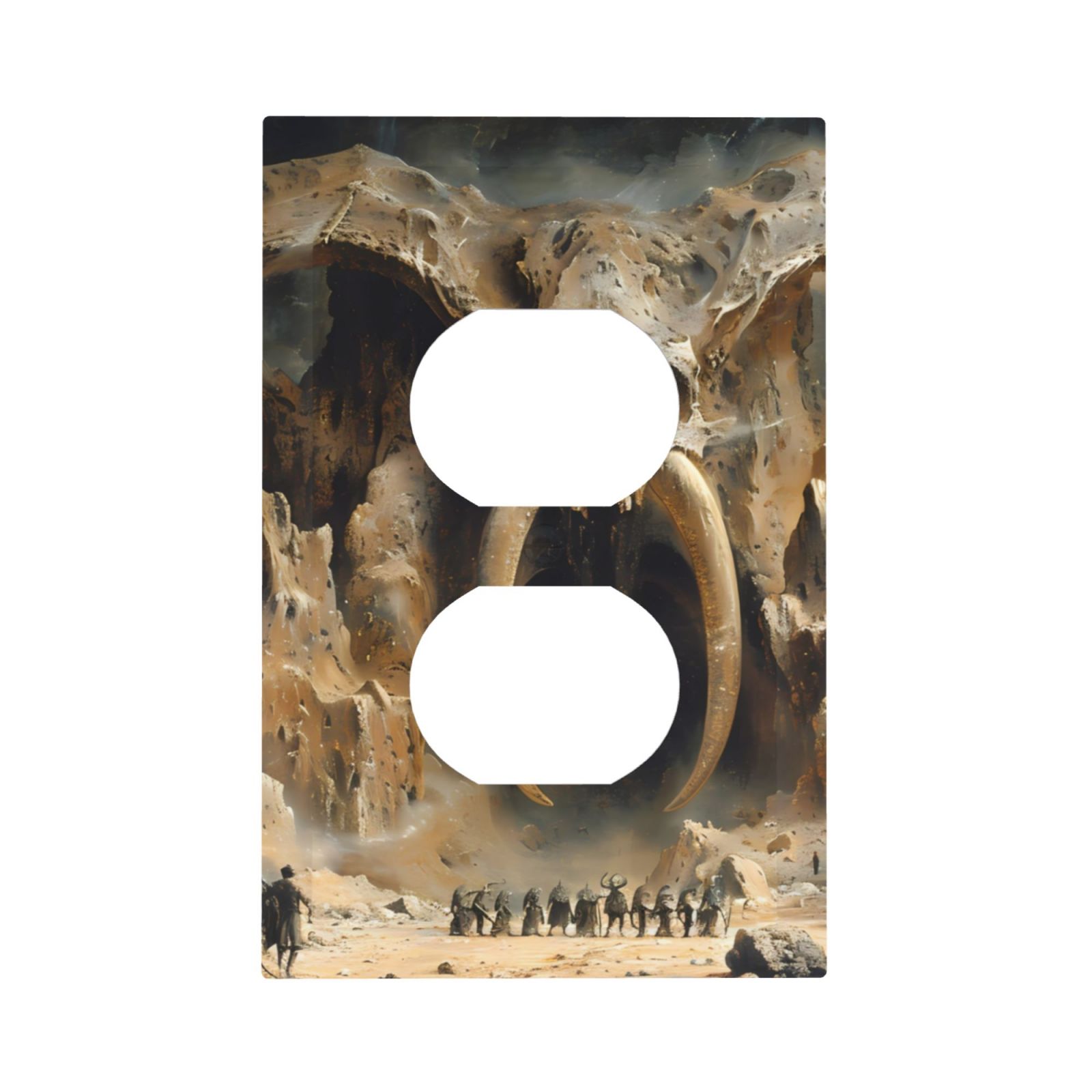 Matuu Ancient Skull Cave Landscape for Modern Decorative Wall Plate ...