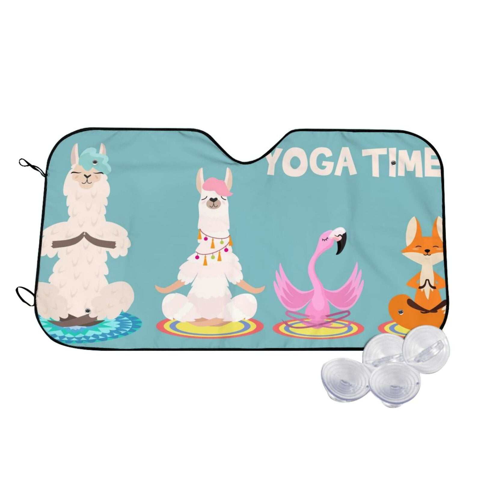 Matuu Animal Meditation for car front window insulated sunshade, fits ...