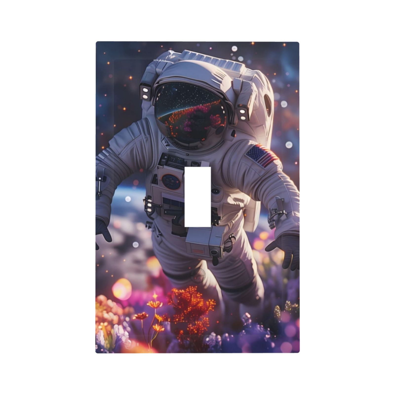 Matuu Astronaut In Cosmic Garden for Modern Decorative Wall Plate ...