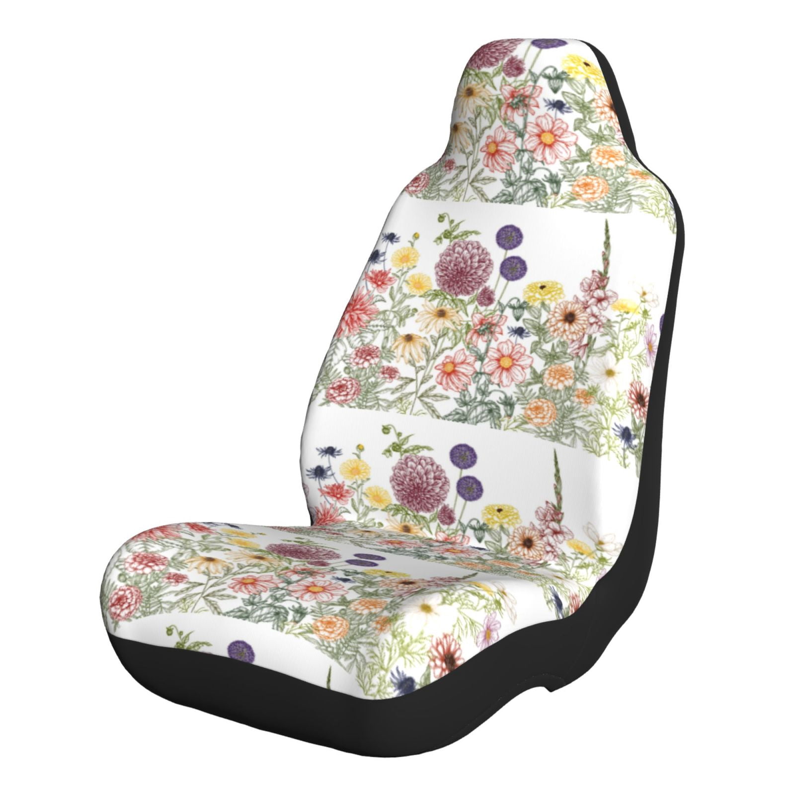Matuu Autumn Garden Printed Car Seat Covers Light and Breezy Car ...