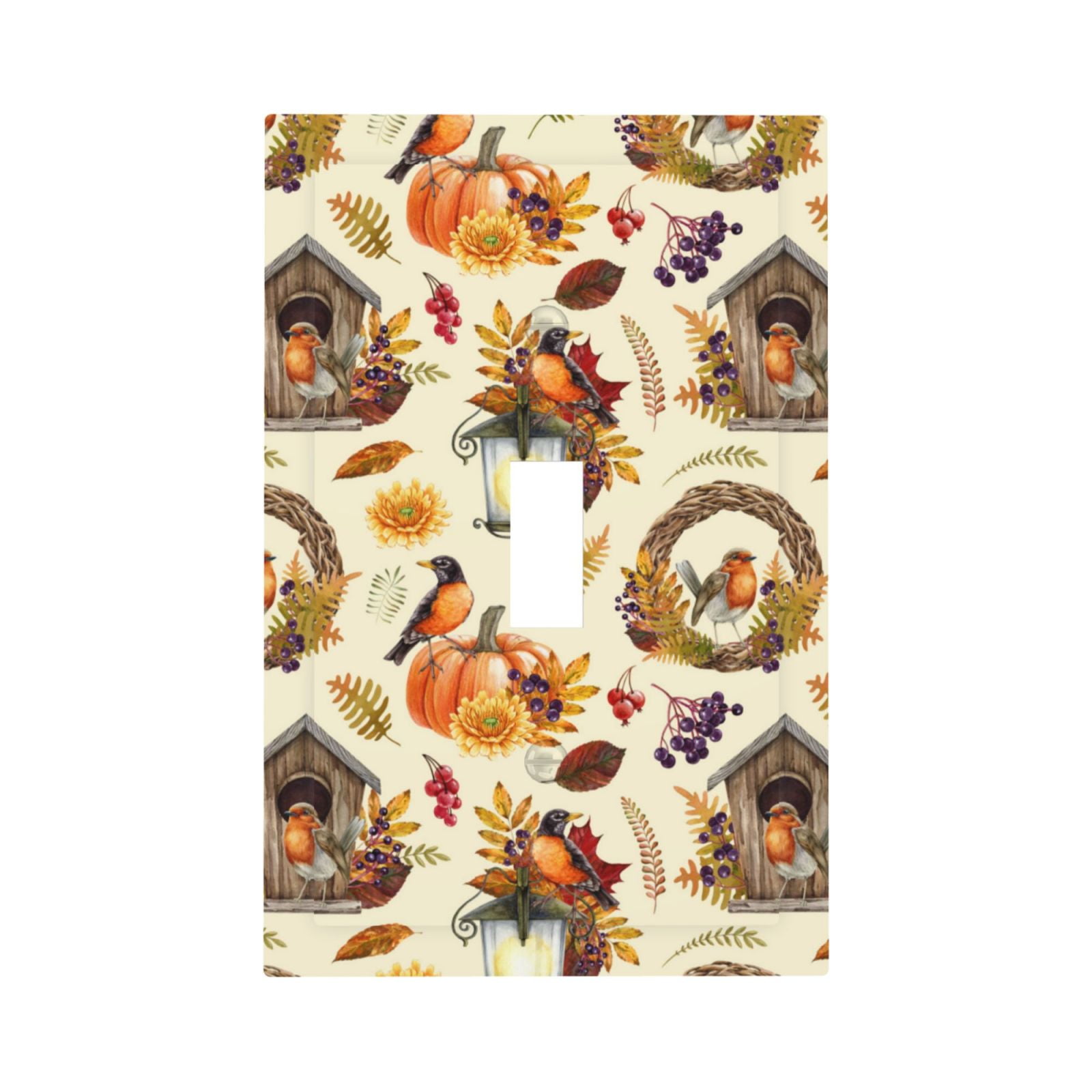 Matuu Autumn Vintage for Modern Decorative Wall Plate Switch Plate ...