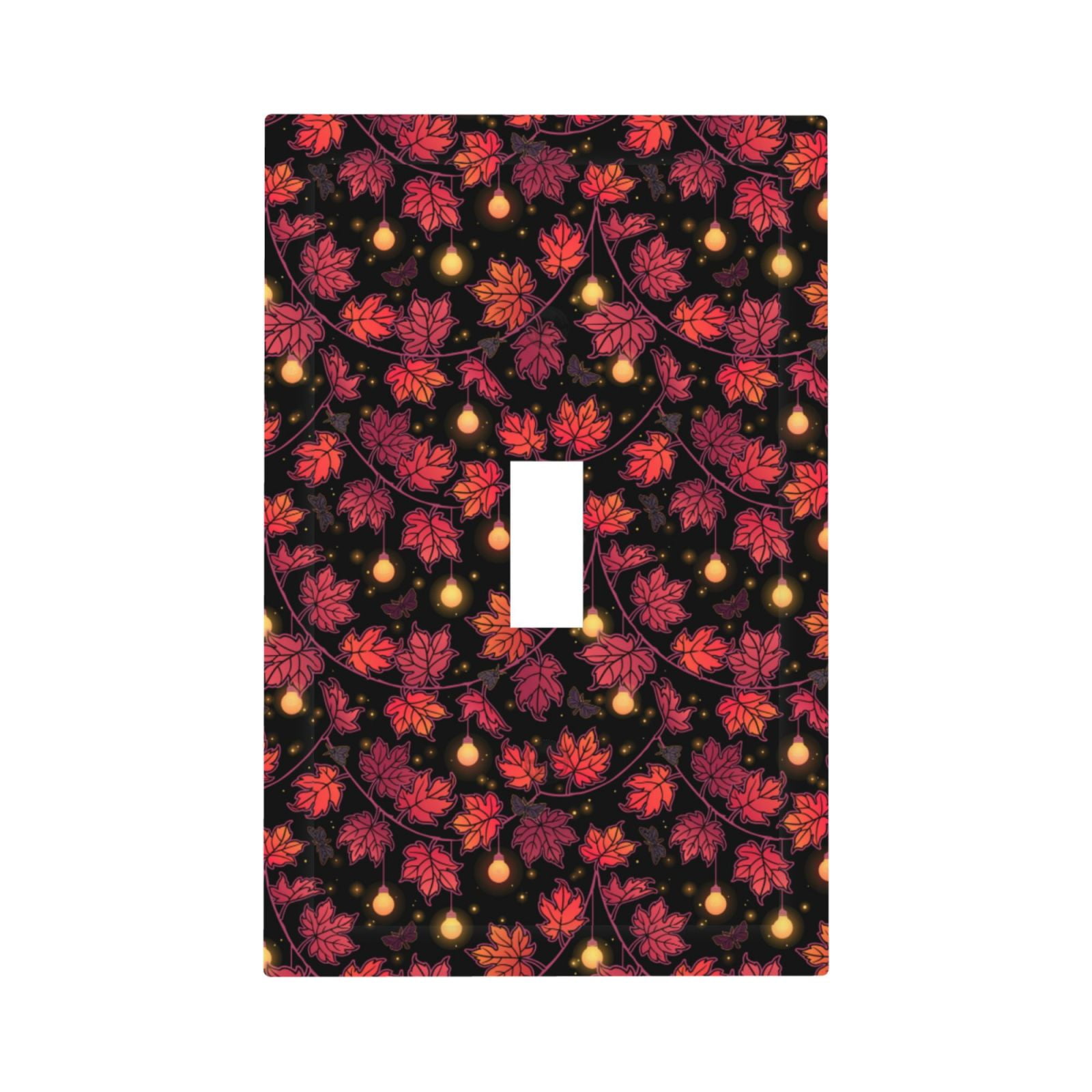 Matuu Beautiful Maple Leaf Lantern for Modern Decorative Wall Plate ...