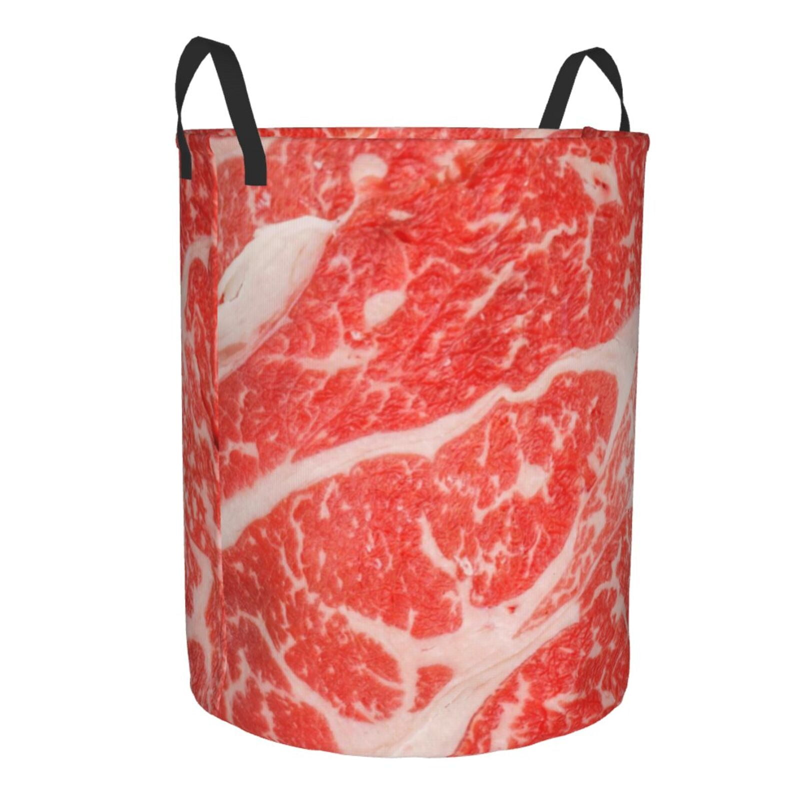 Matuu Beef Steaks print Portable simple household items easy storage ...