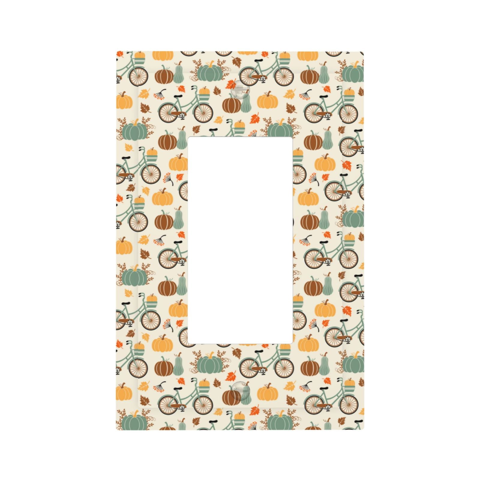 Matuu Bicycle And Pumpkins for Modern Decorative Wall Plate Switch ...