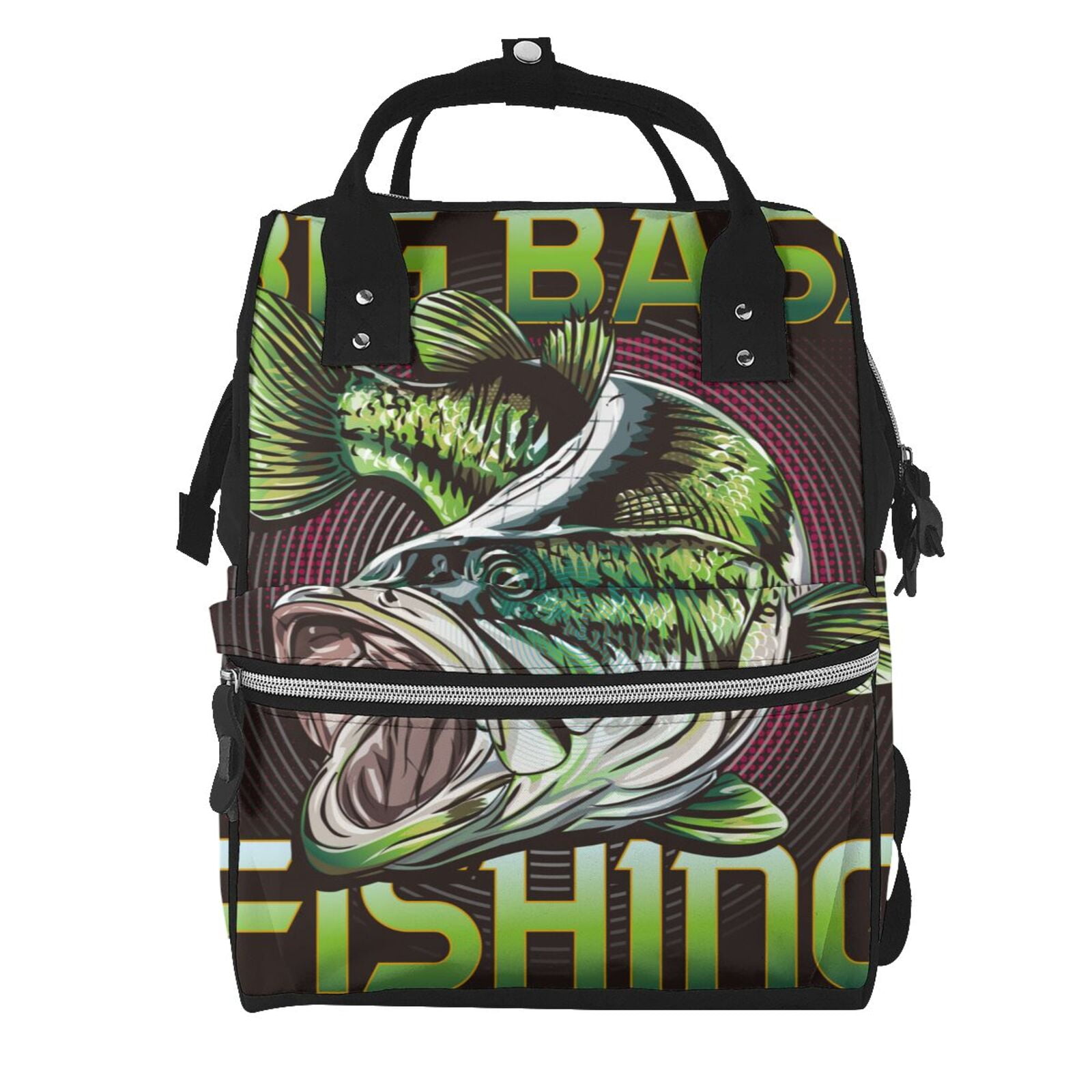 Matuu Big Bass Fish for Large Capacity Baby Bag Multifunctional Travel ...