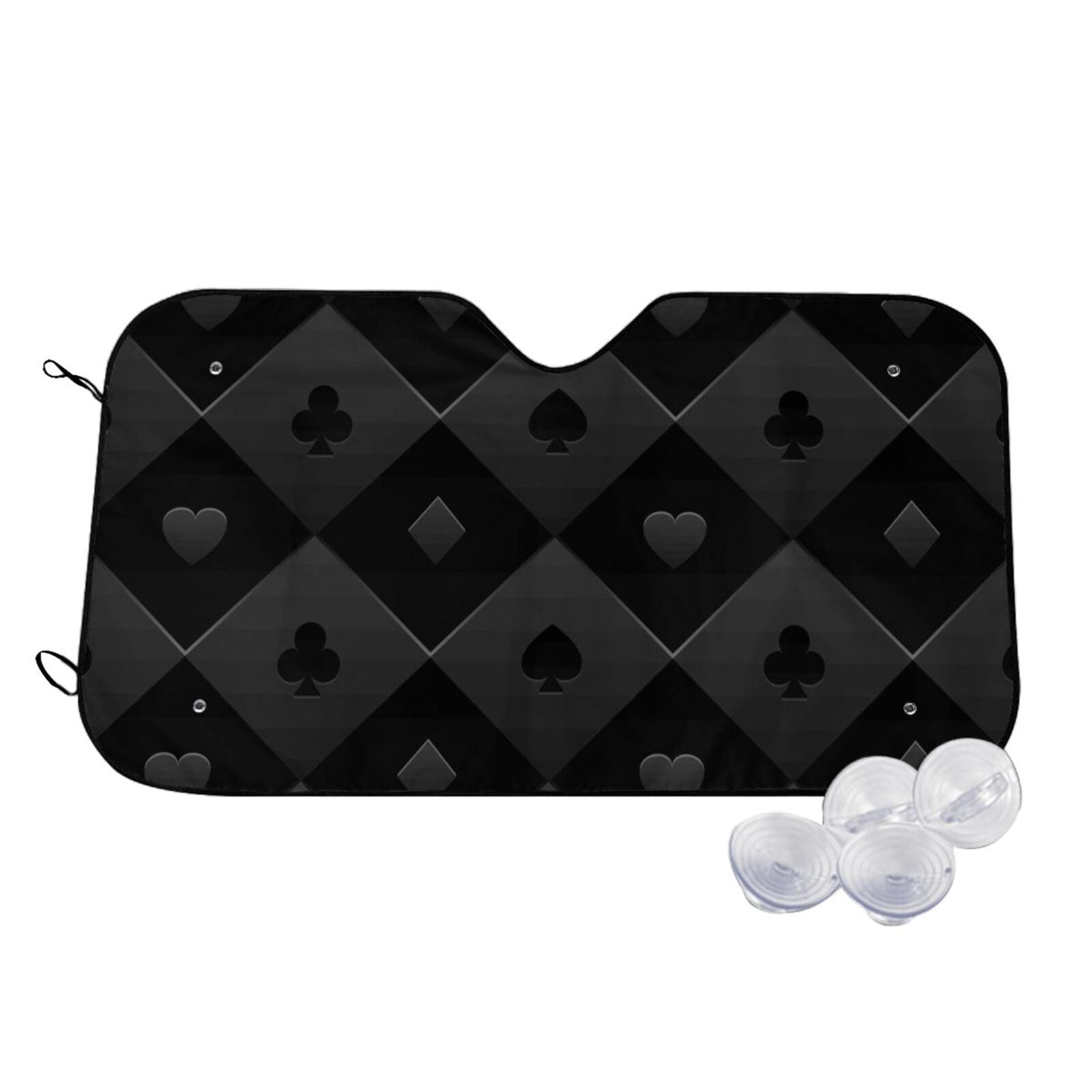 Matuu Black Poker for car front window insulated sunshade, fits most ...